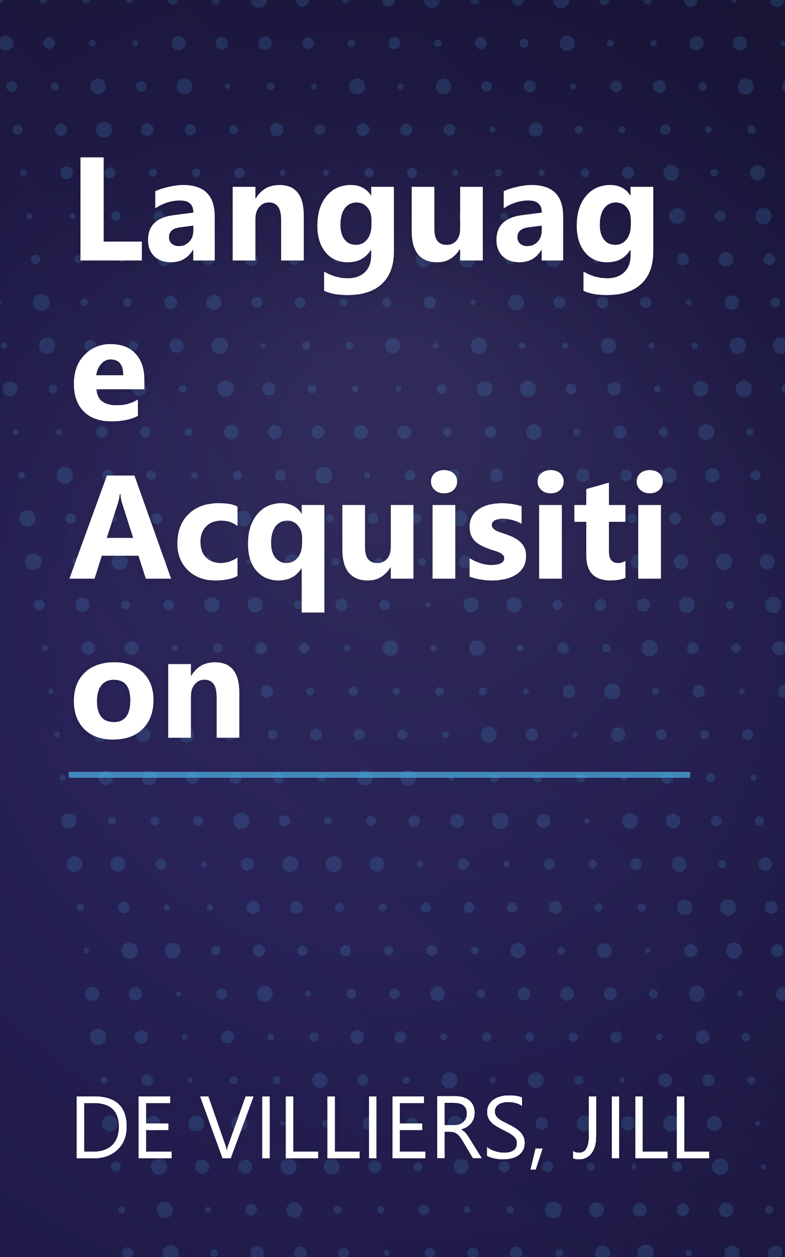 Language Acquisition book cover