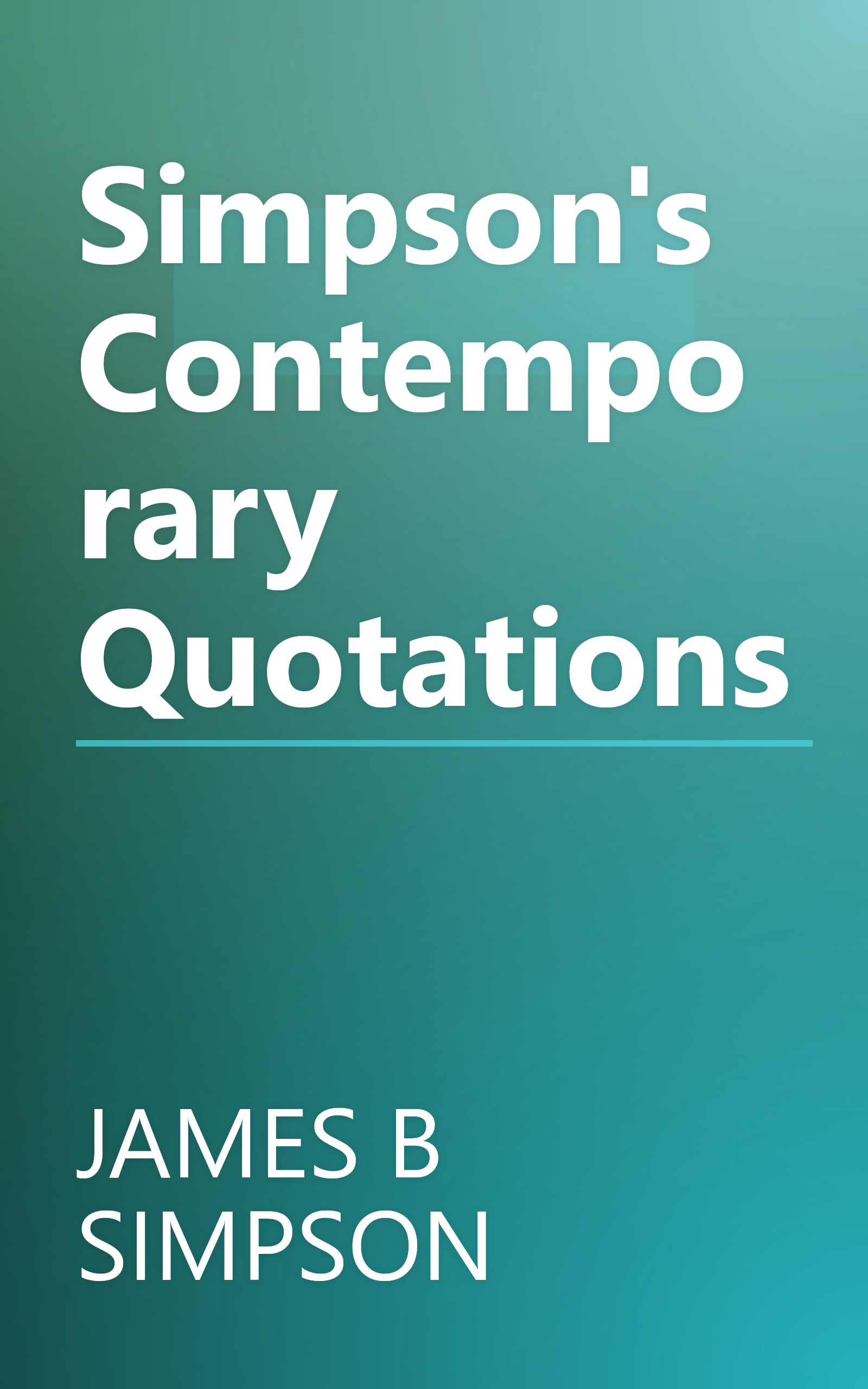 Simpson's Contemporary Quotations book cover