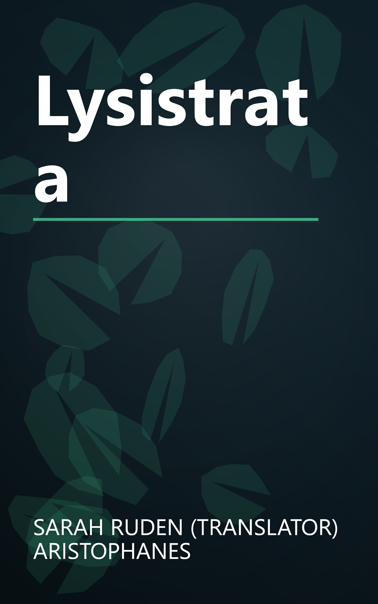 Lysistrata book cover