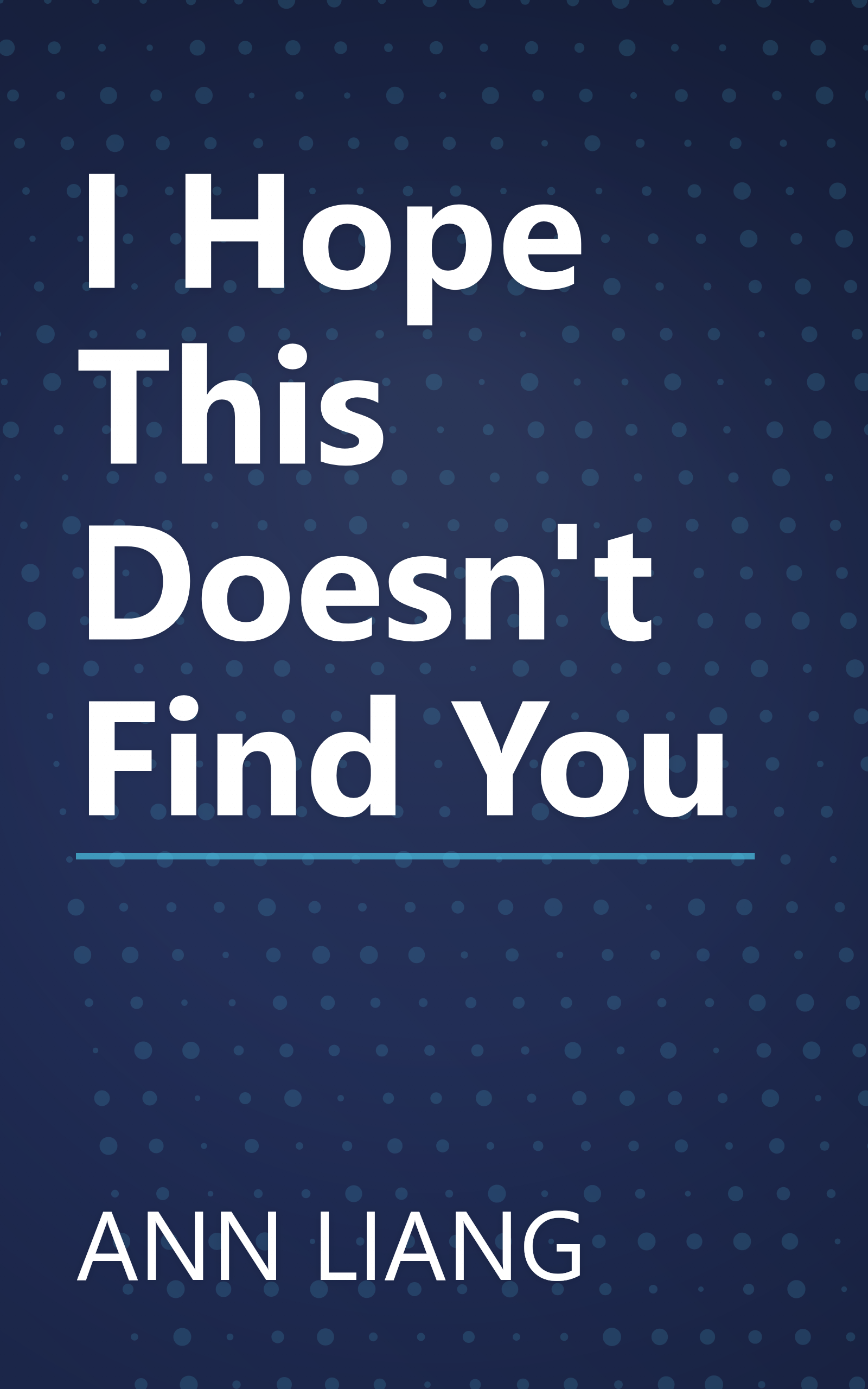 I Hope This Doesn't Find You book cover