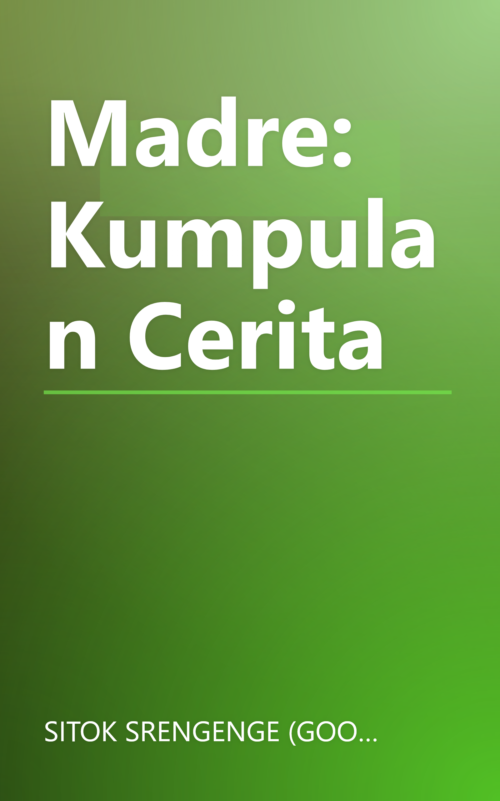 Madre: Kumpulan Cerita book cover