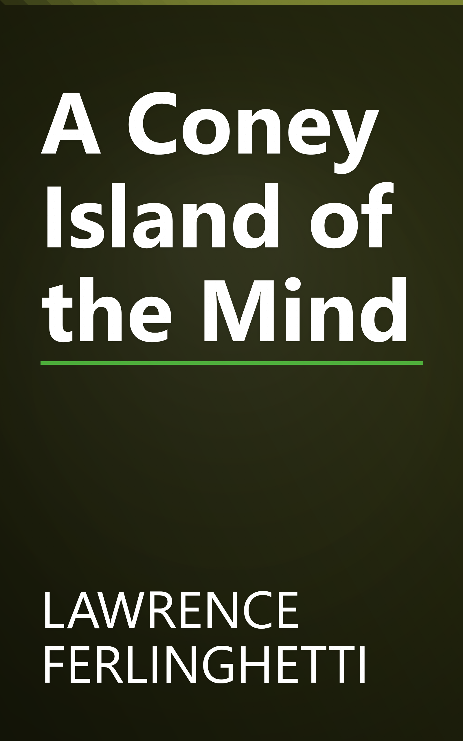 A Coney Island of the Mind book cover