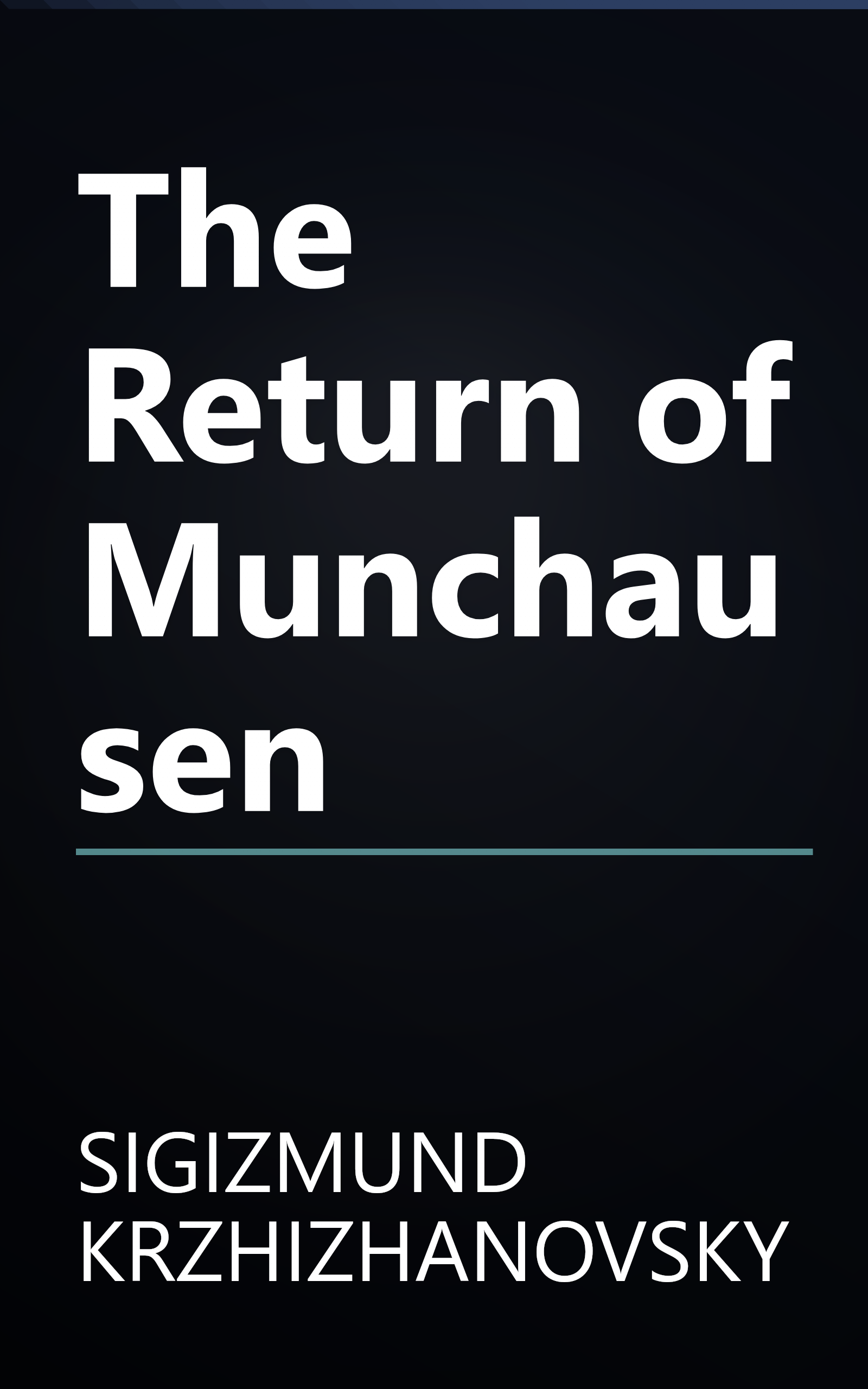 The Return of Munchausen book cover