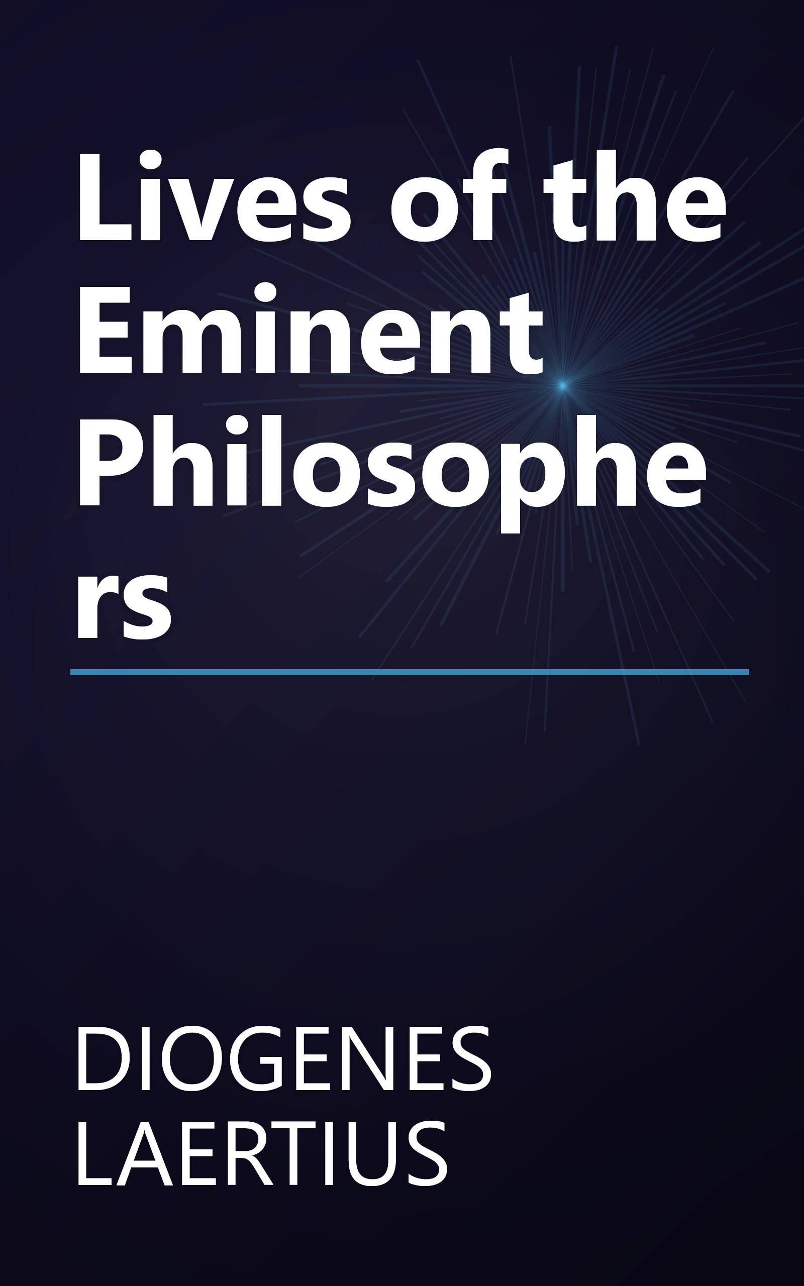 Lives of the Eminent Philosophers book cover