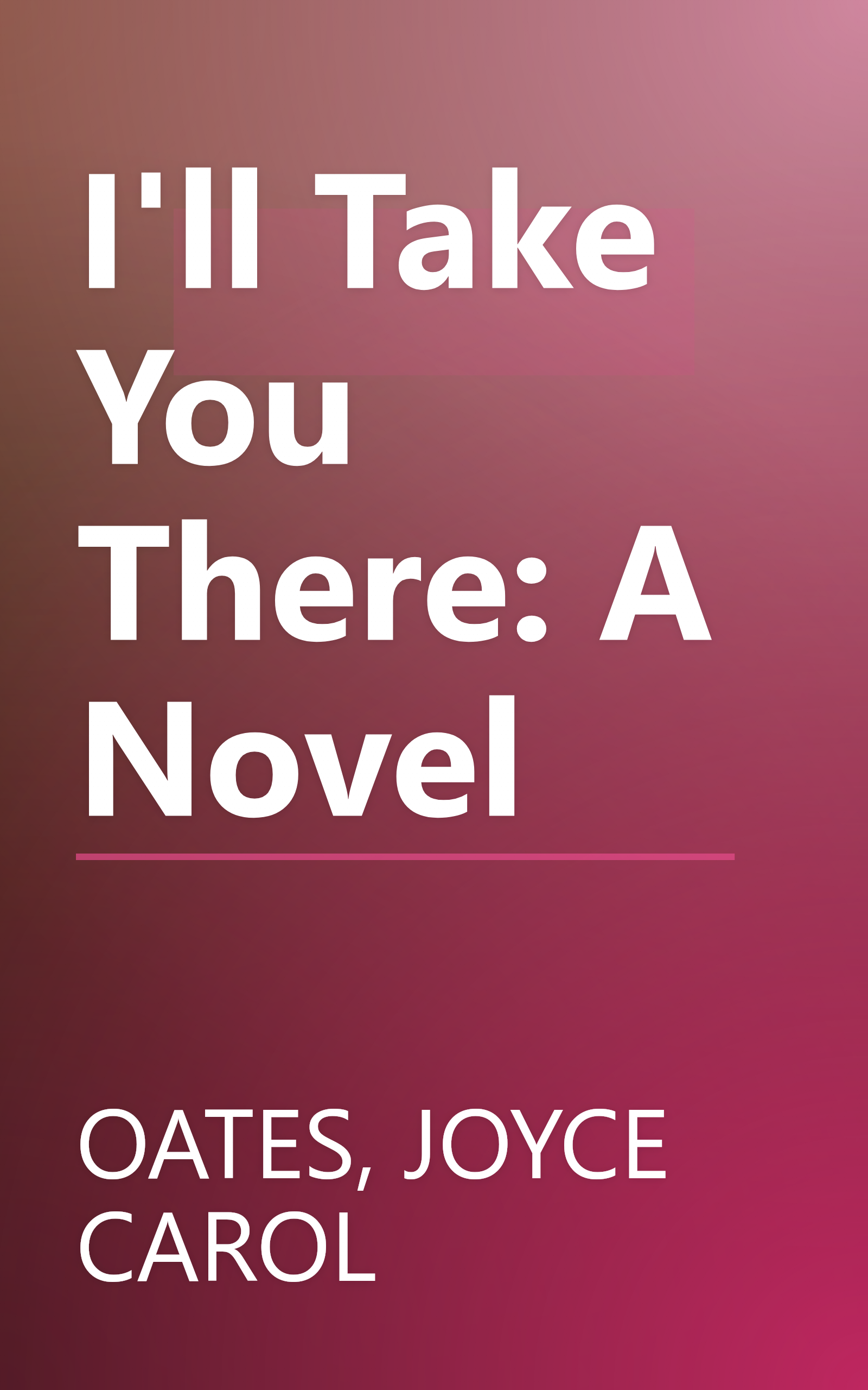 I'll Take You There: A Novel book cover
