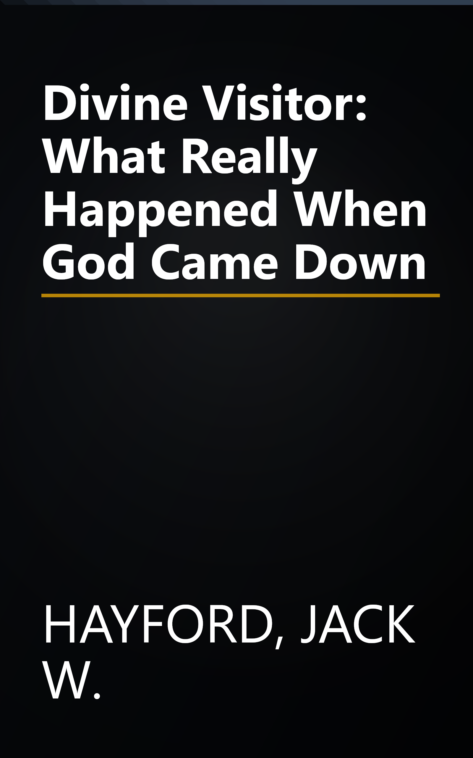 Divine Visitor: What Really Happened When God Came Down book cover