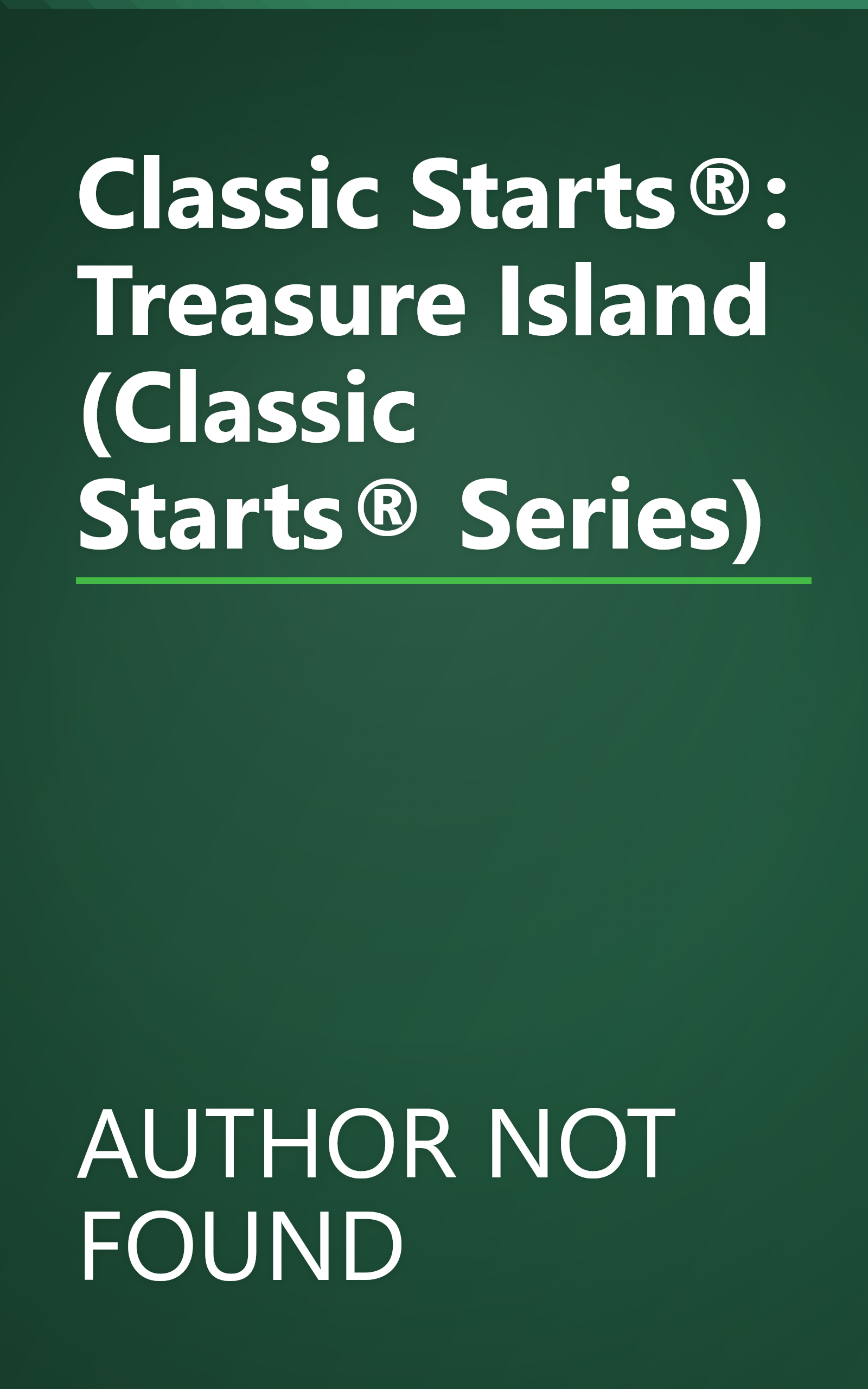 Classic Starts®: Treasure Island (Classic Starts® Series) book cover