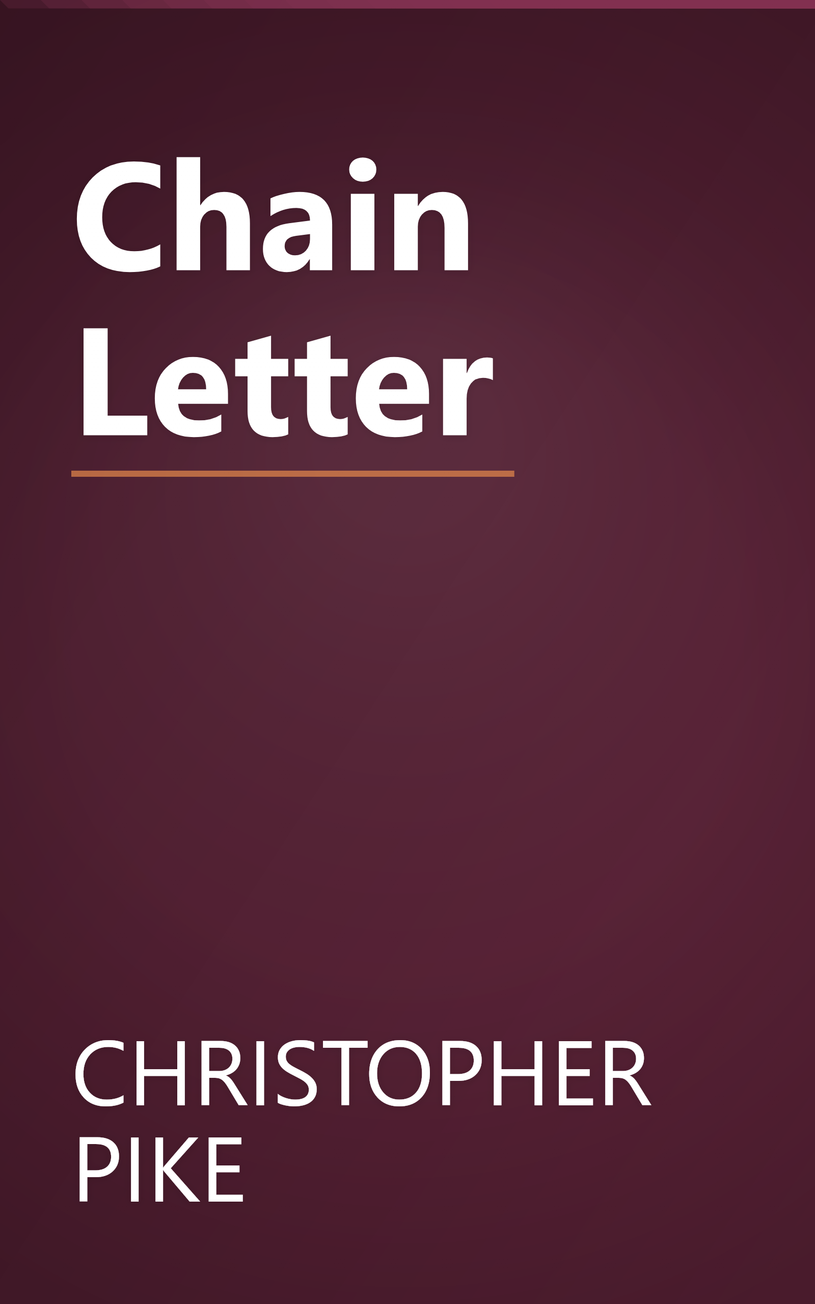 Chain Letter book cover