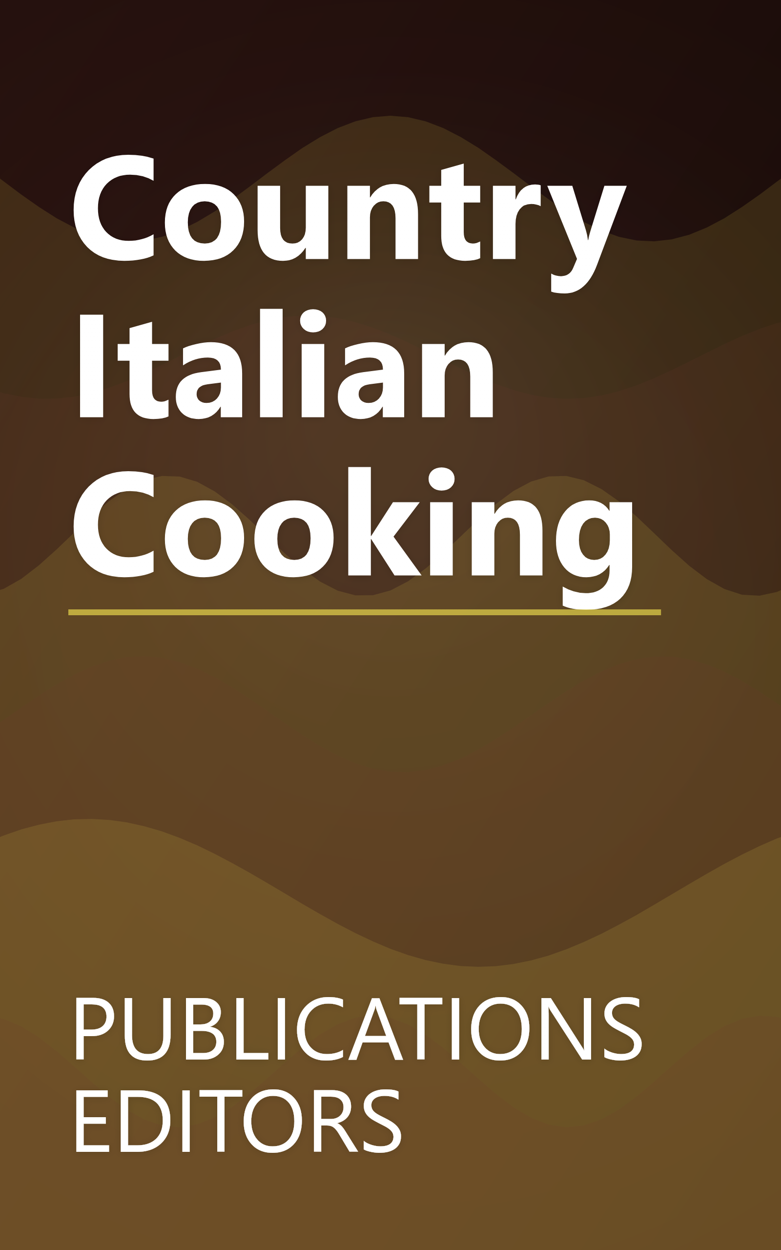 Country Italian Cooking book cover