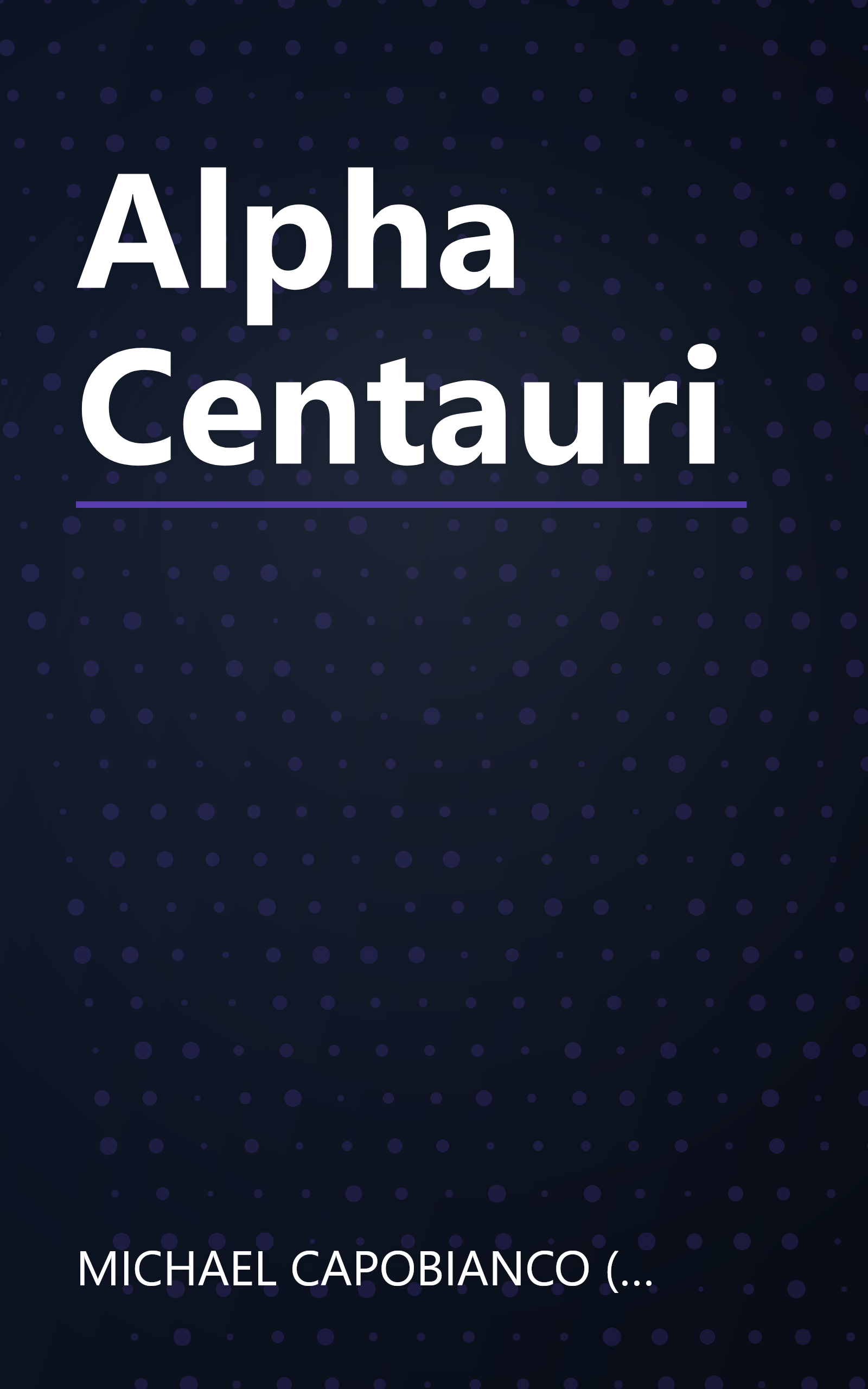 Alpha Centauri book cover