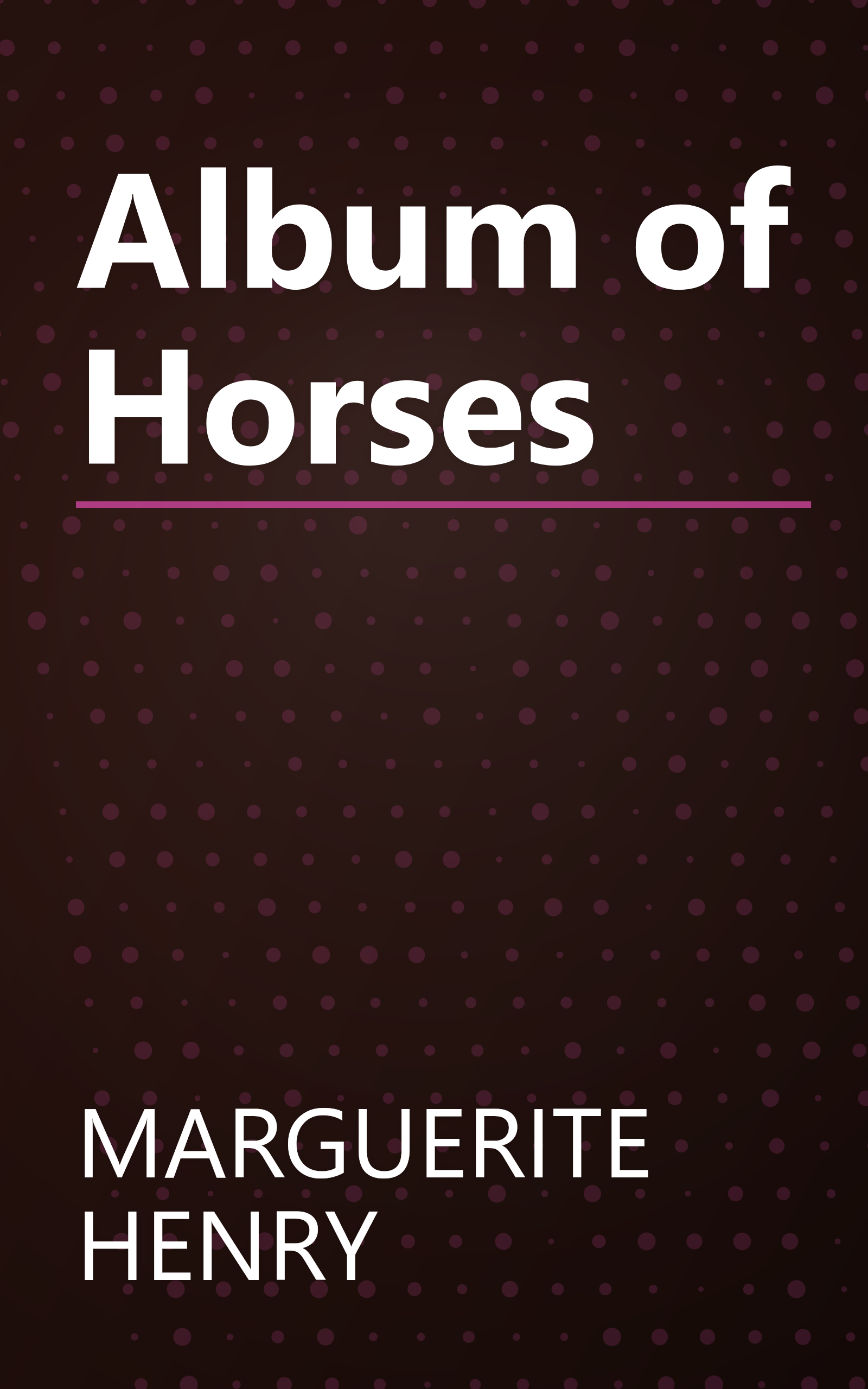 Album of Horses book cover