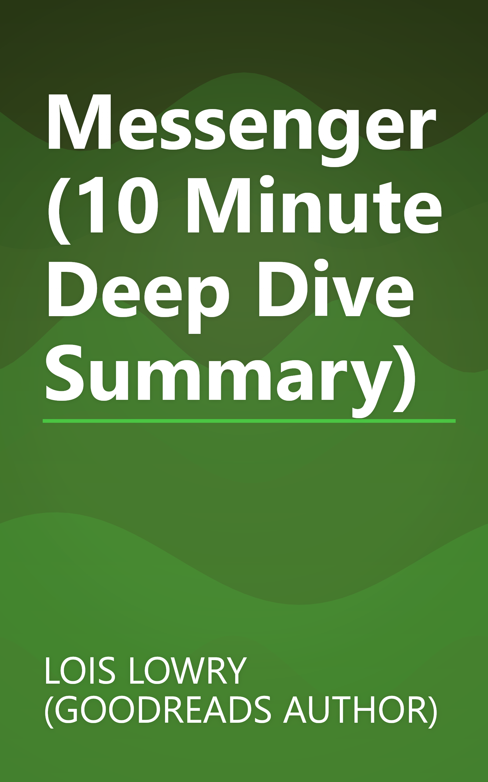 Messenger (10 Minute   Deep Dive Summary) book cover