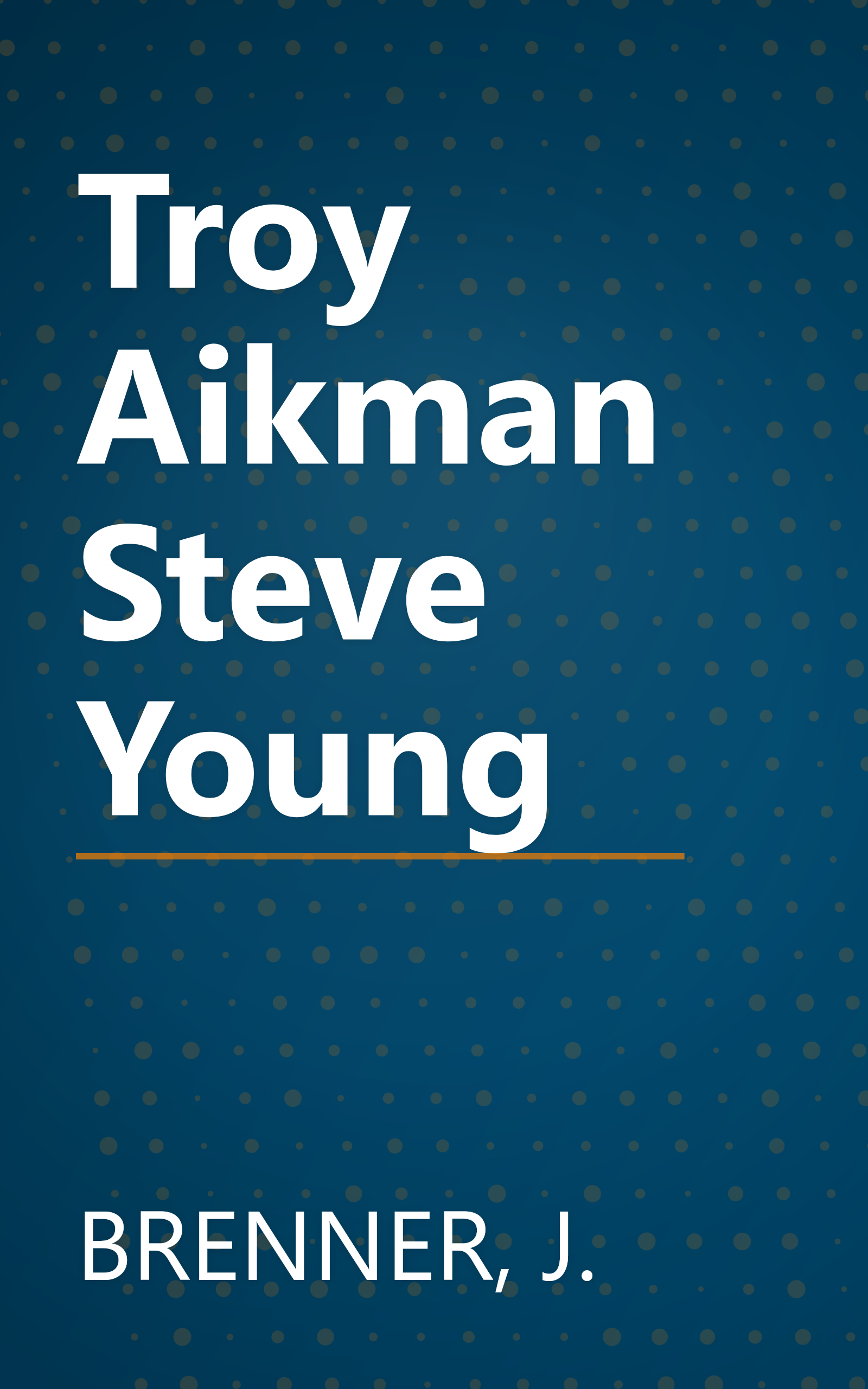 Troy Aikman Steve Young book cover