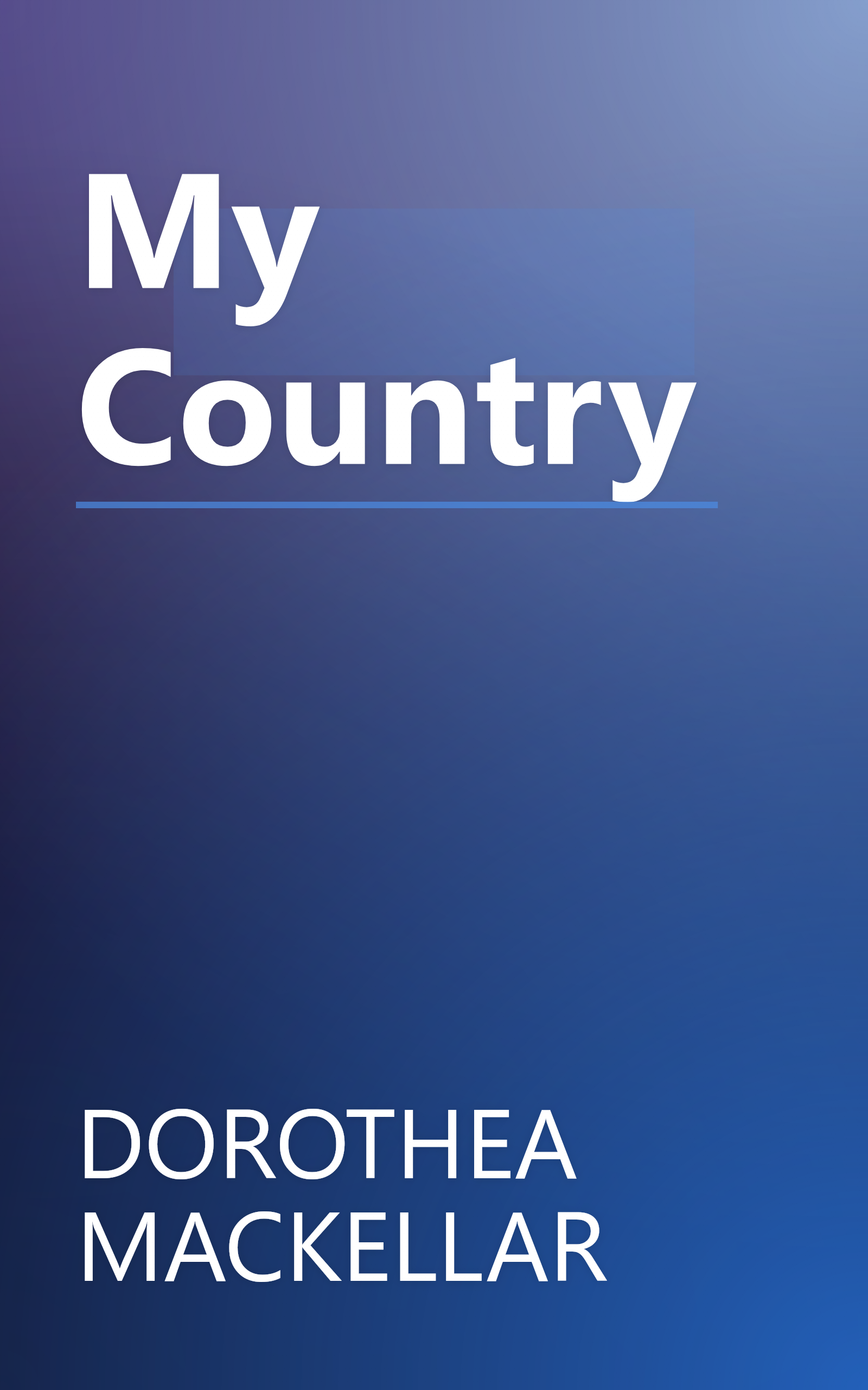 My Country book cover