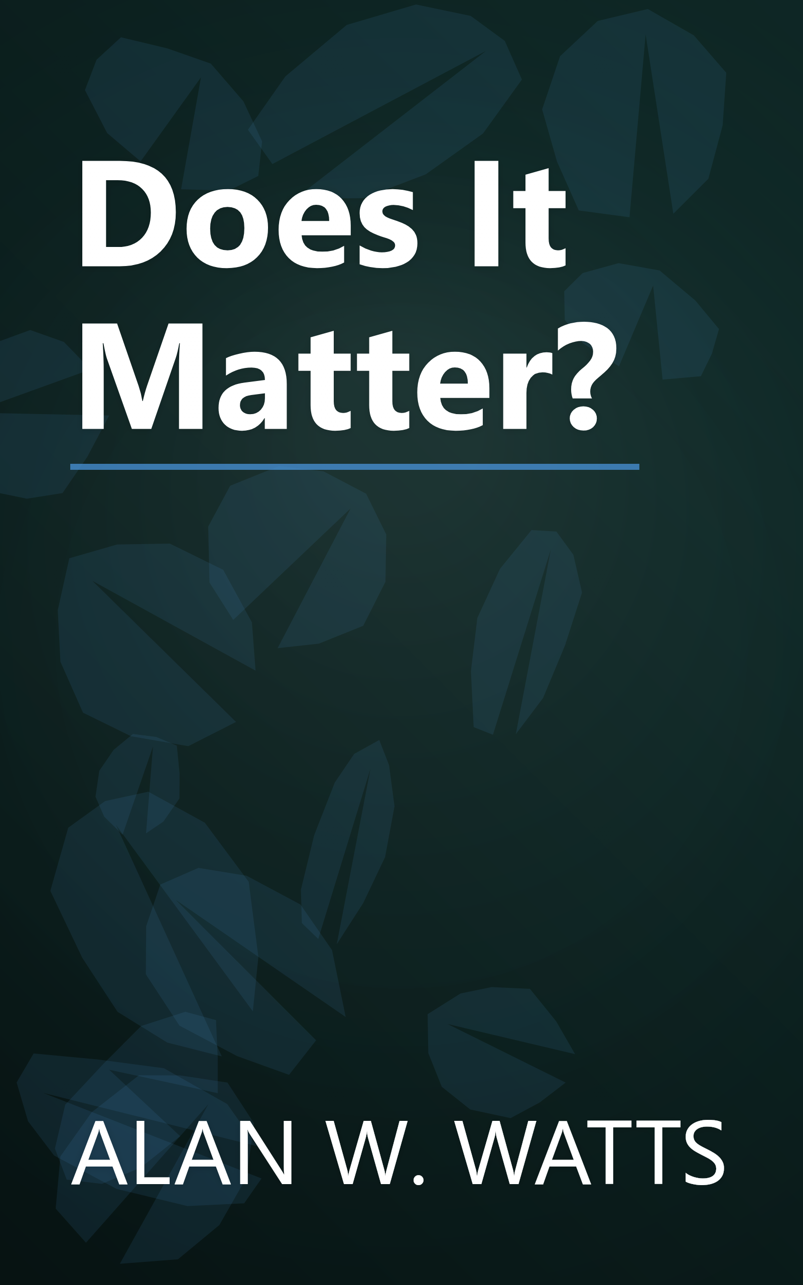 Does It Matter? book cover