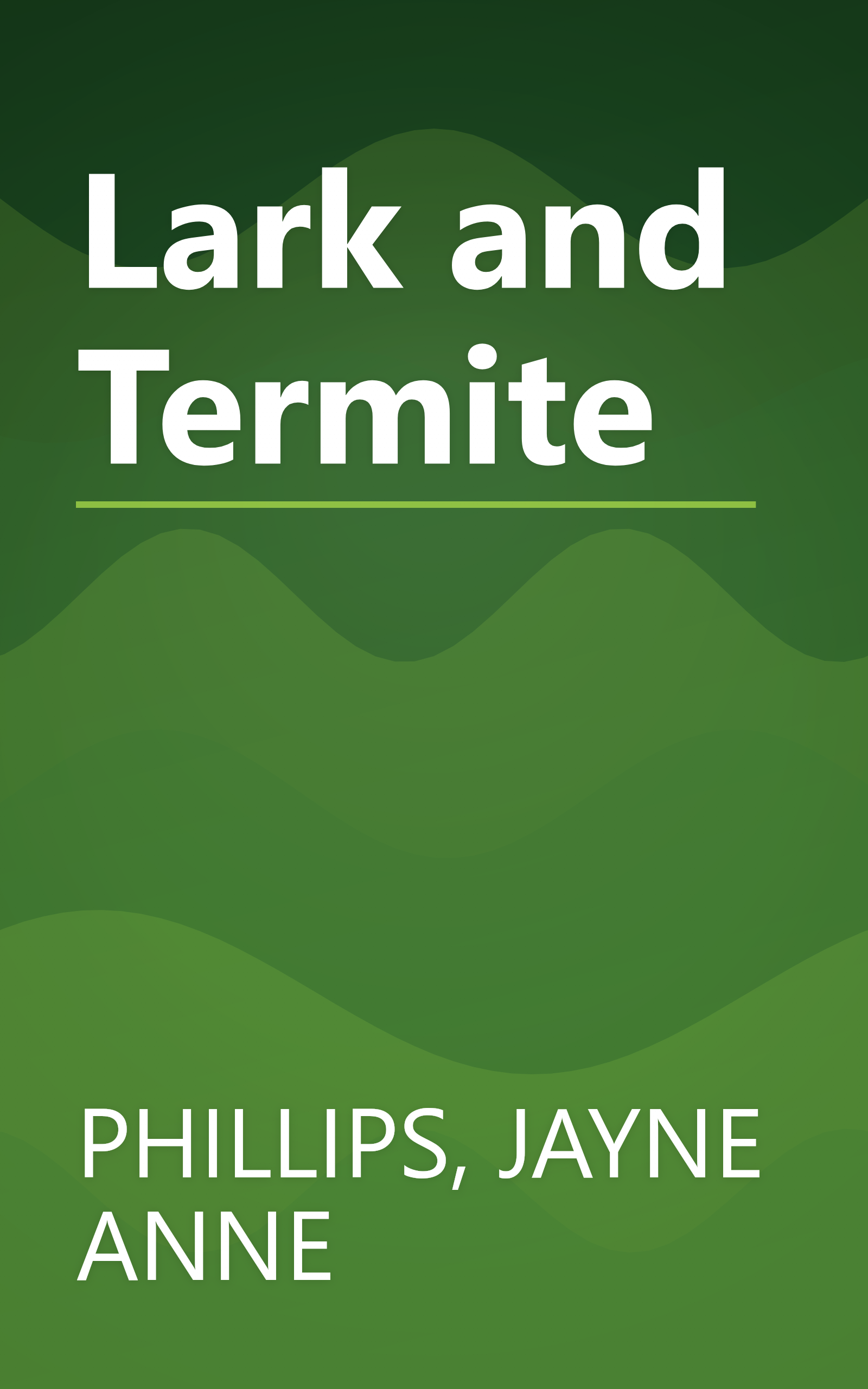 Lark and Termite book cover