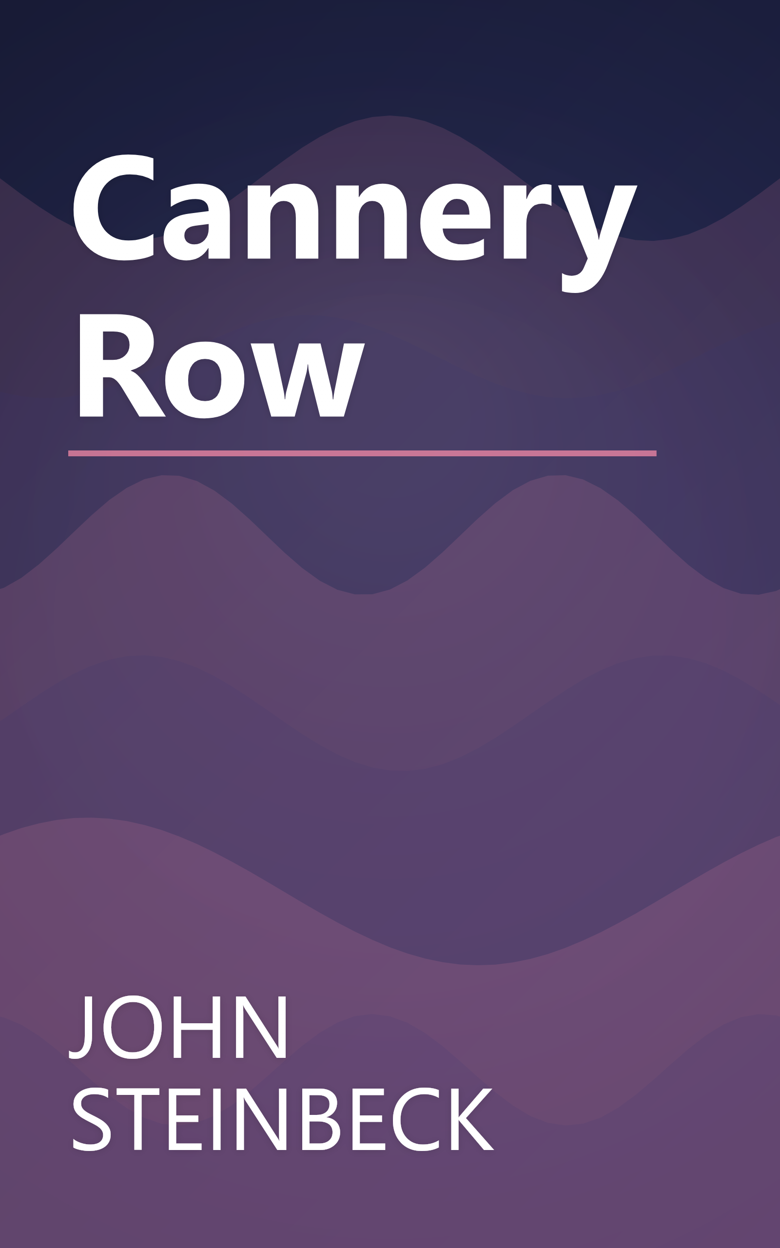 Cannery Row book cover