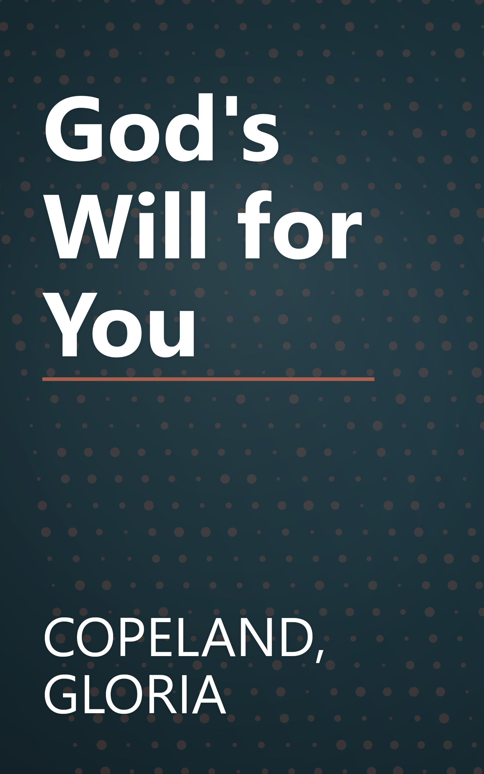 God's Will for You book cover