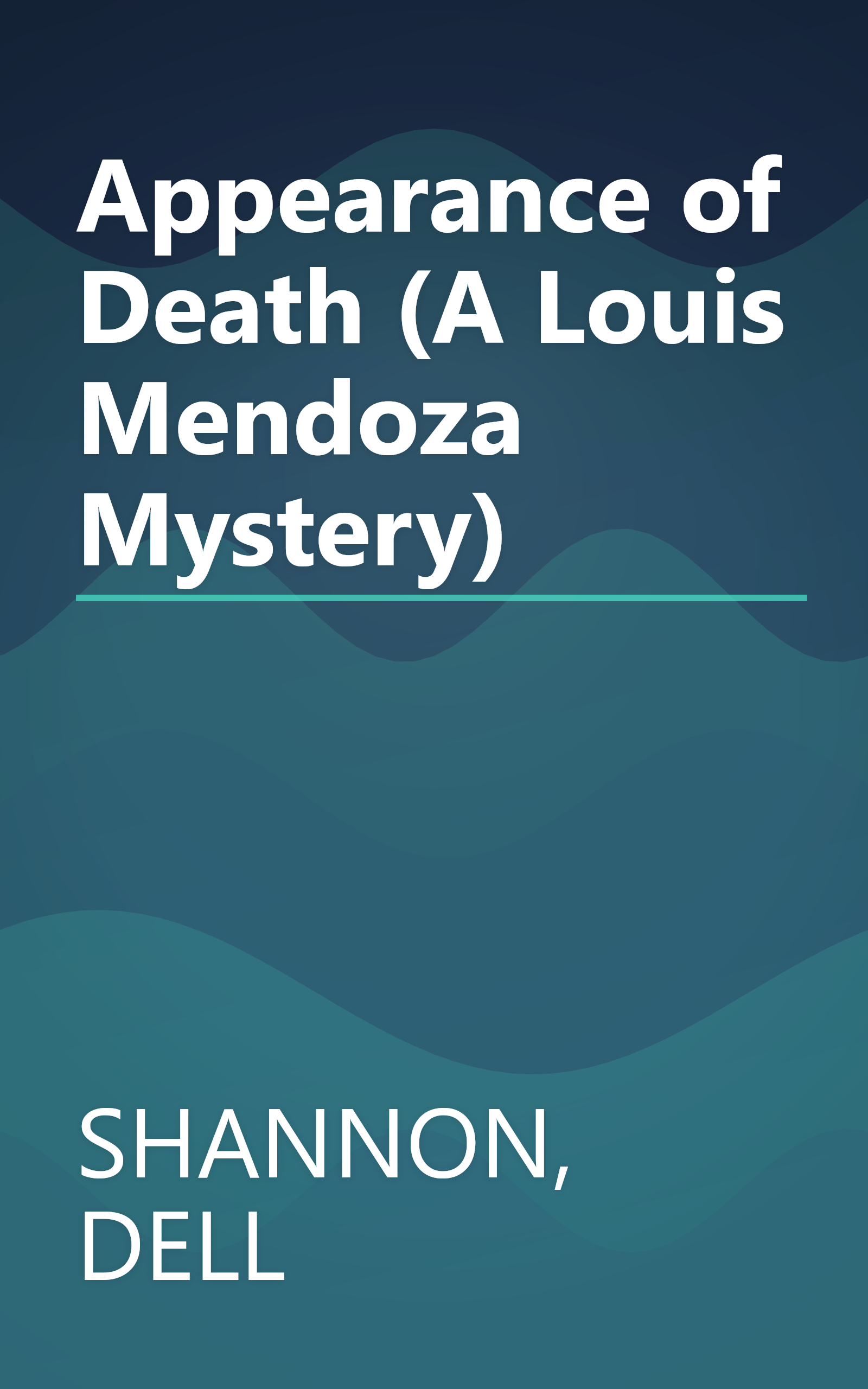 Appearance of Death (A Louis Mendoza Mystery) book cover