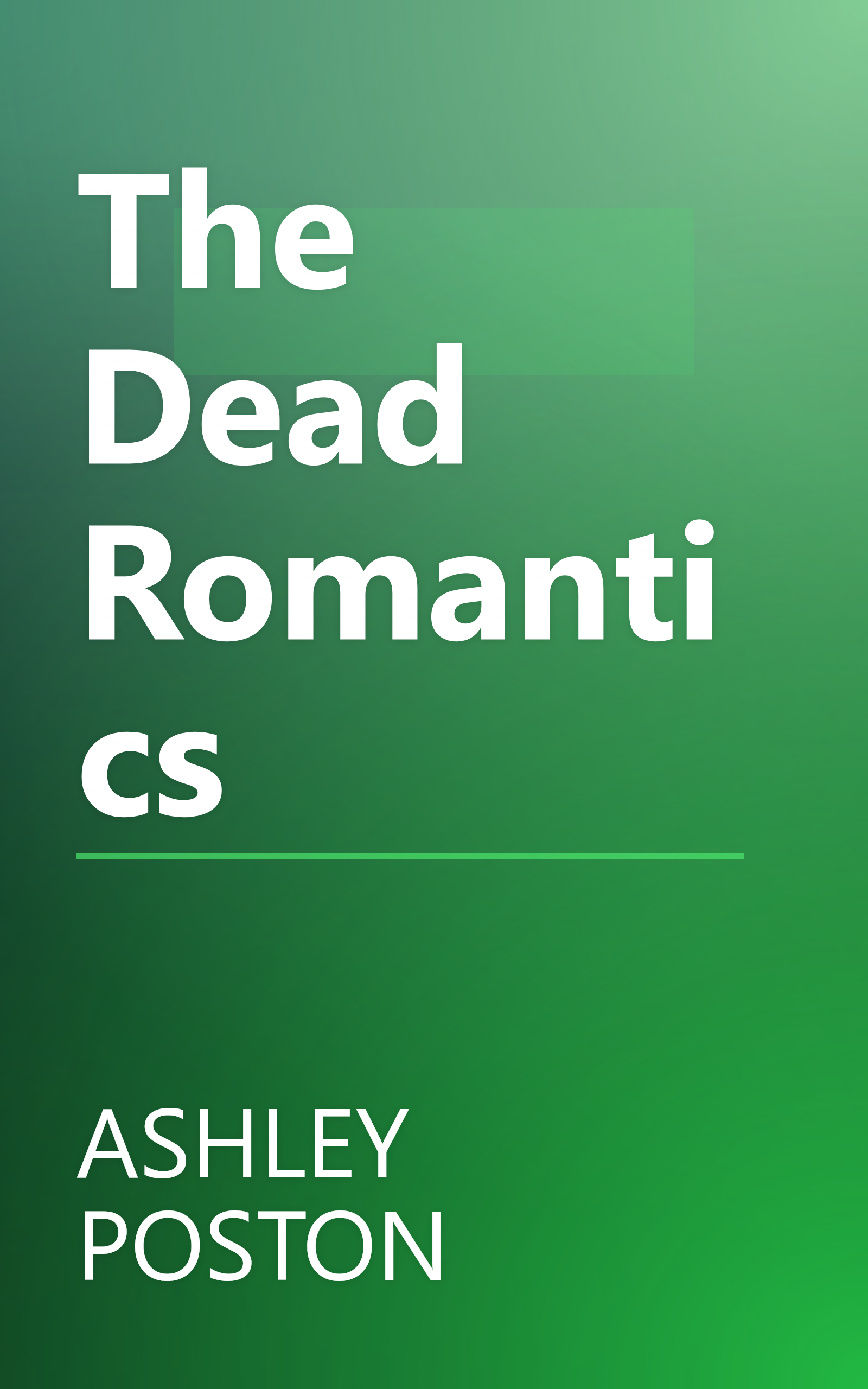 The Dead Romantics book cover