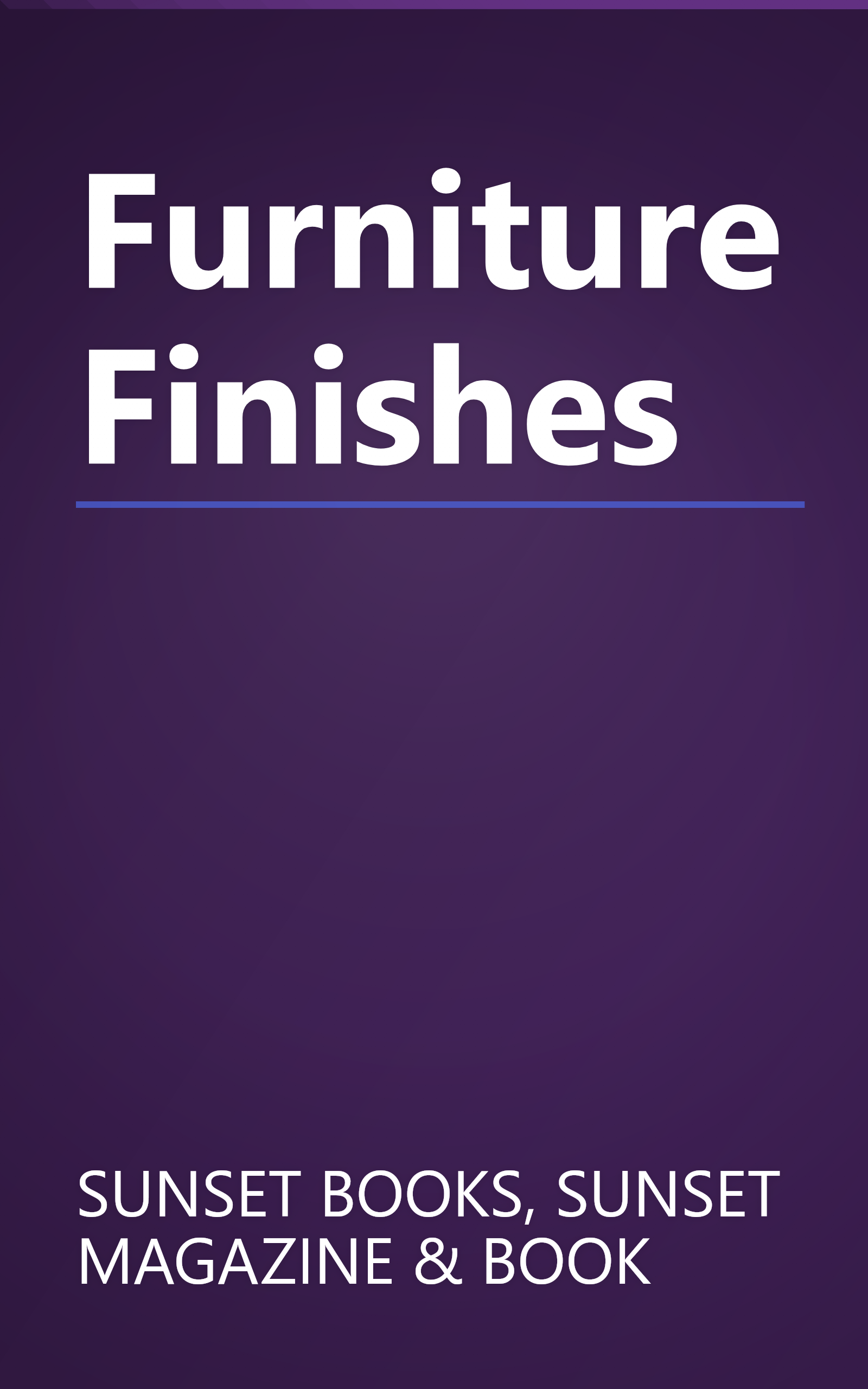 Furniture Finishes book cover