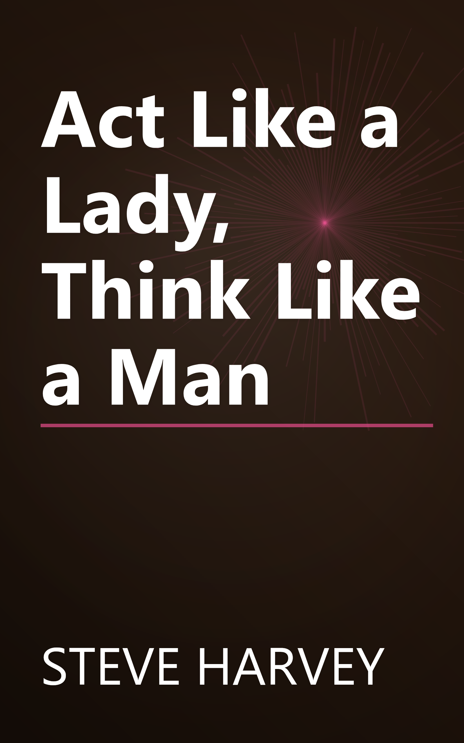 Act Like a Lady, Think Like a Man book cover