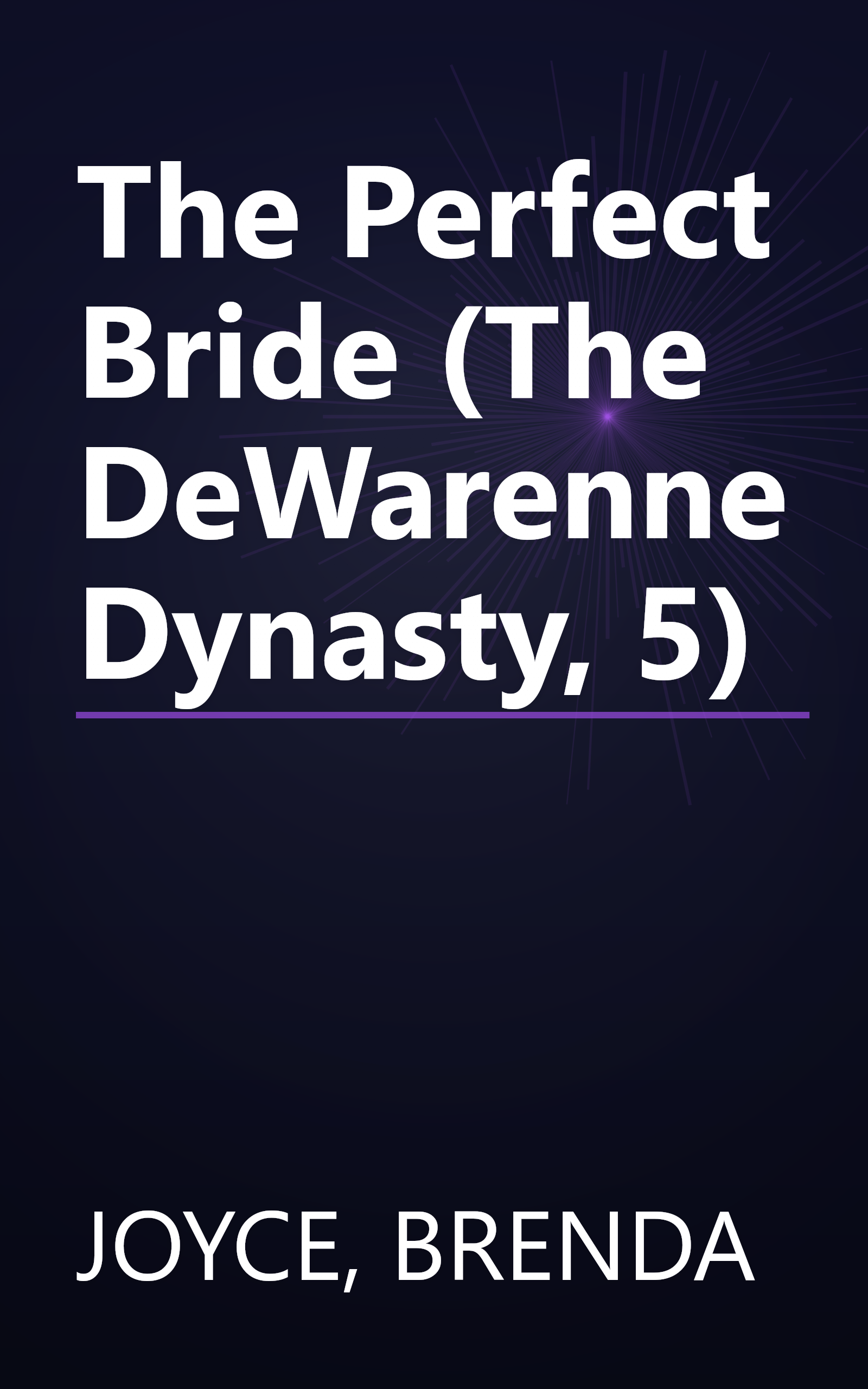 The Perfect Bride (The DeWarenne Dynasty, 5) book cover