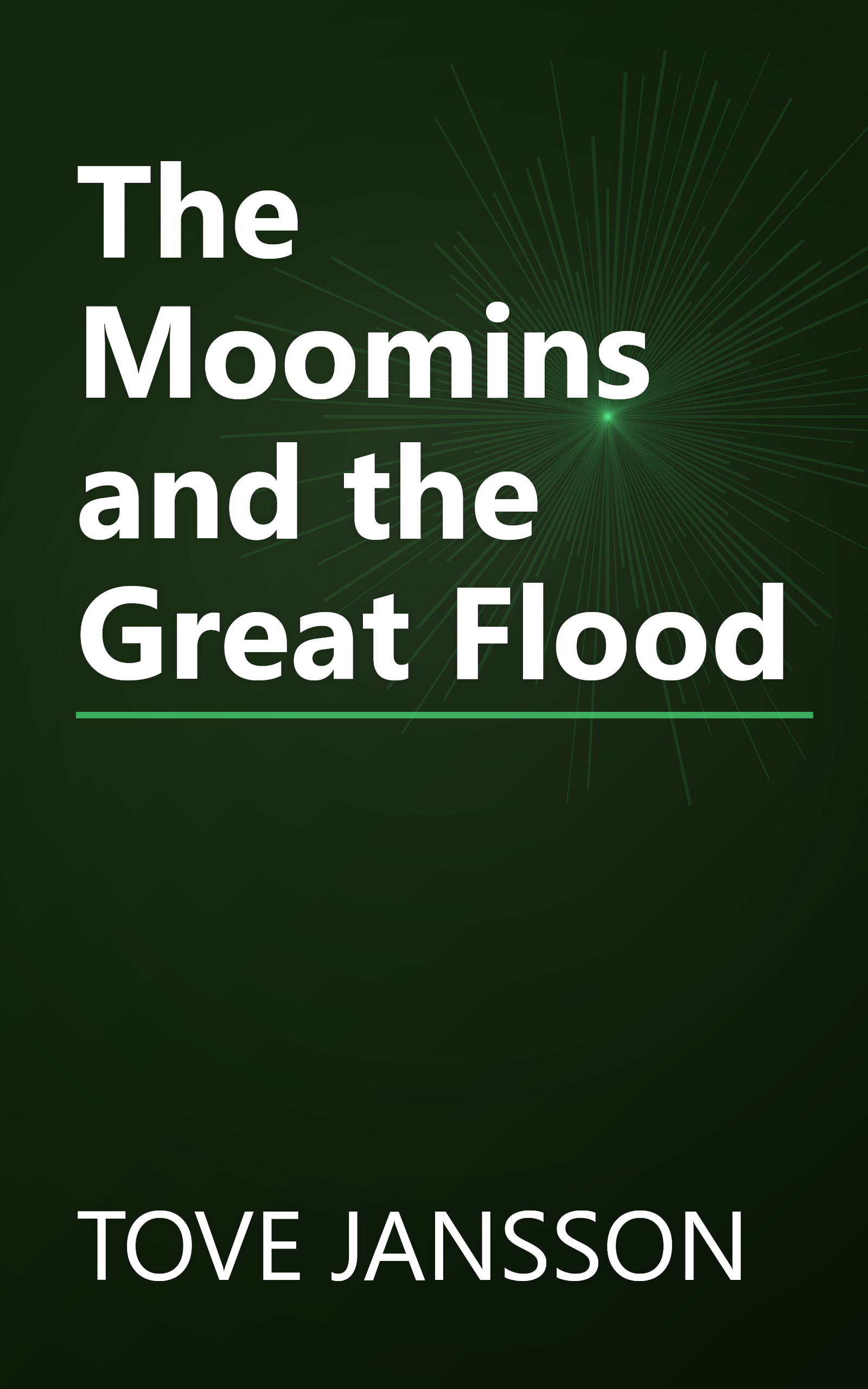 The Moomins and the Great Flood book cover