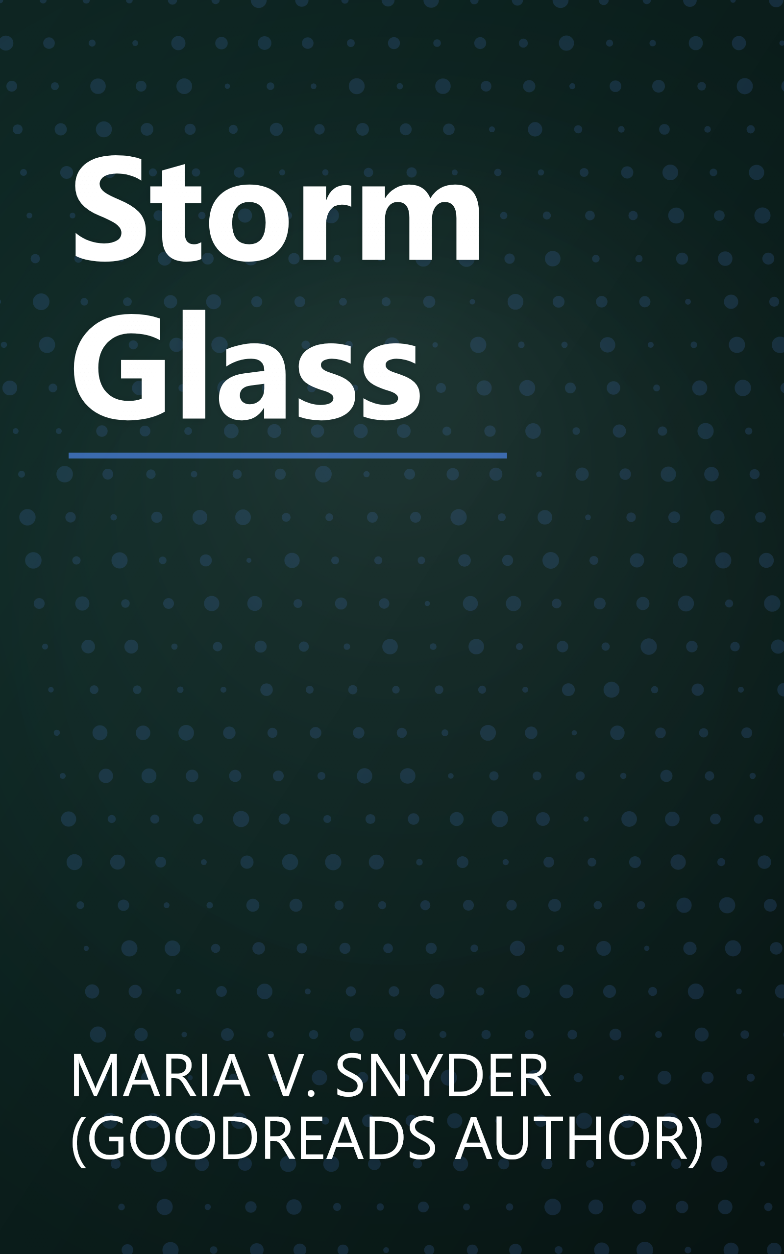 Storm Glass book cover