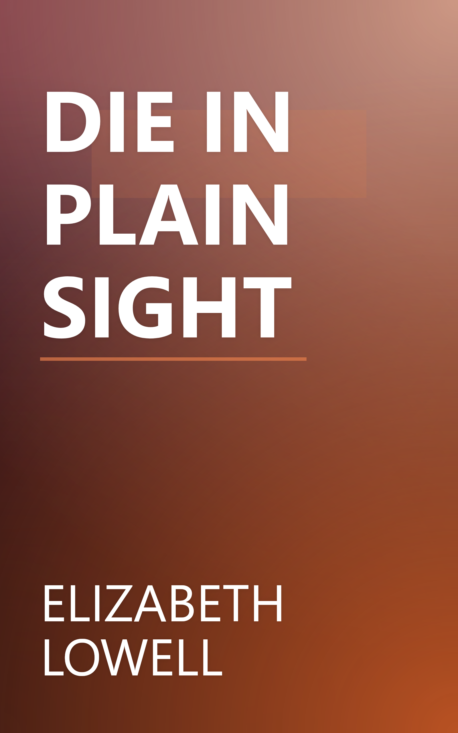 DIE IN PLAIN SIGHT book cover