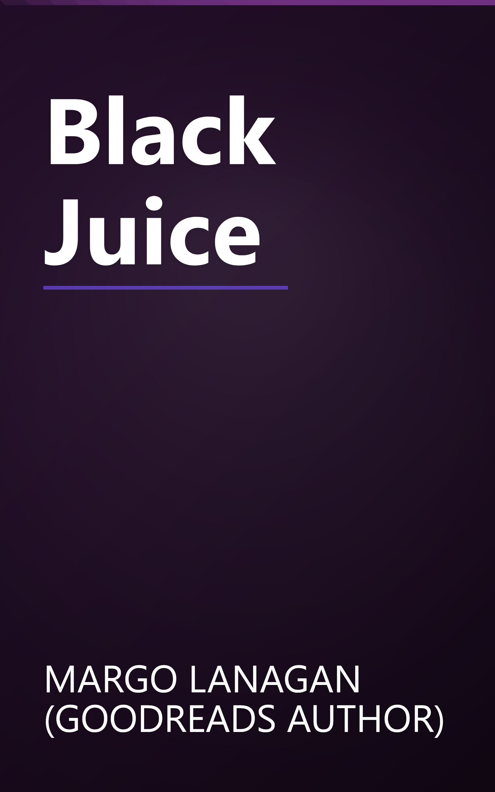 Black Juice book cover