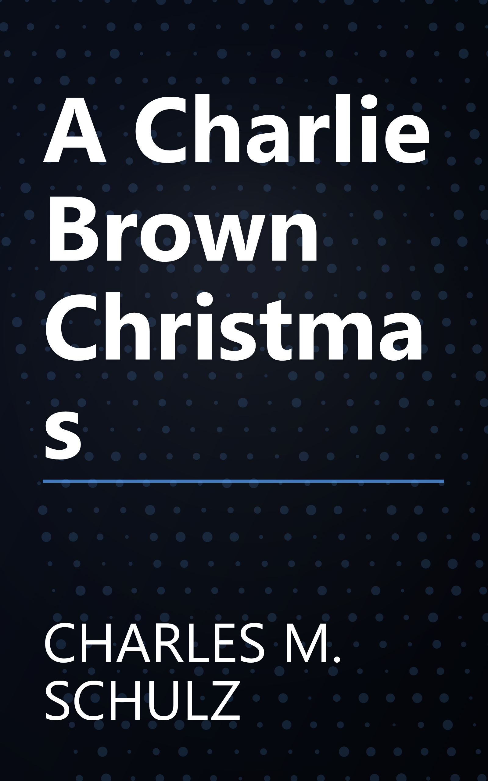 A Charlie Brown Christmas book cover