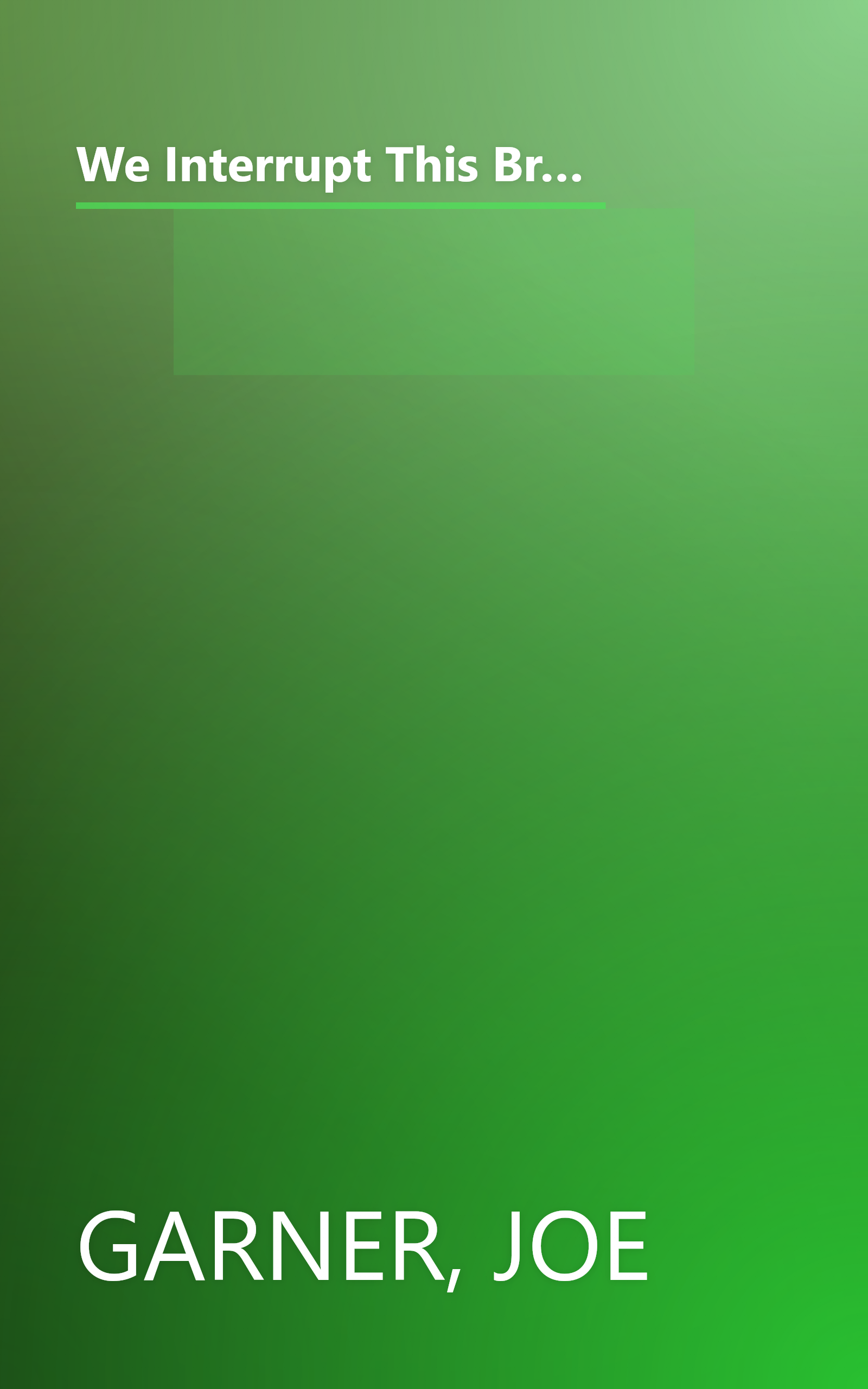 We Interrupt This Broadcast: Relive the Events That Stopped Our Lives...from the Hindenburg to the Death of Princess Diana (book with 2 audio CDs) book cover