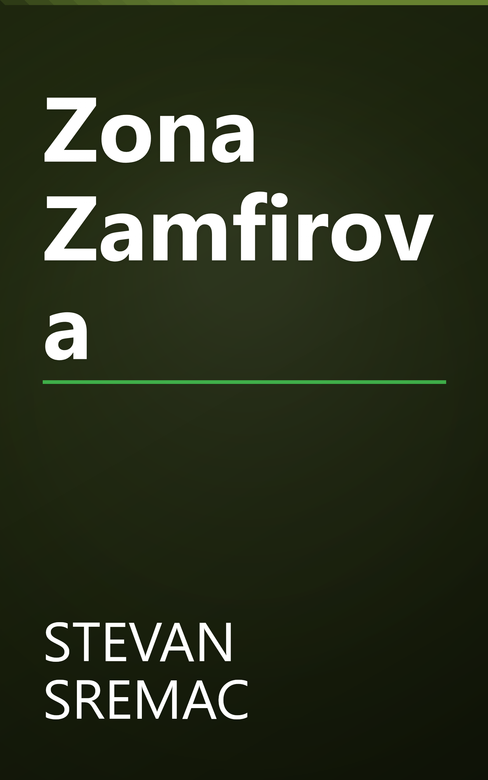 Zona Zamfirova book cover