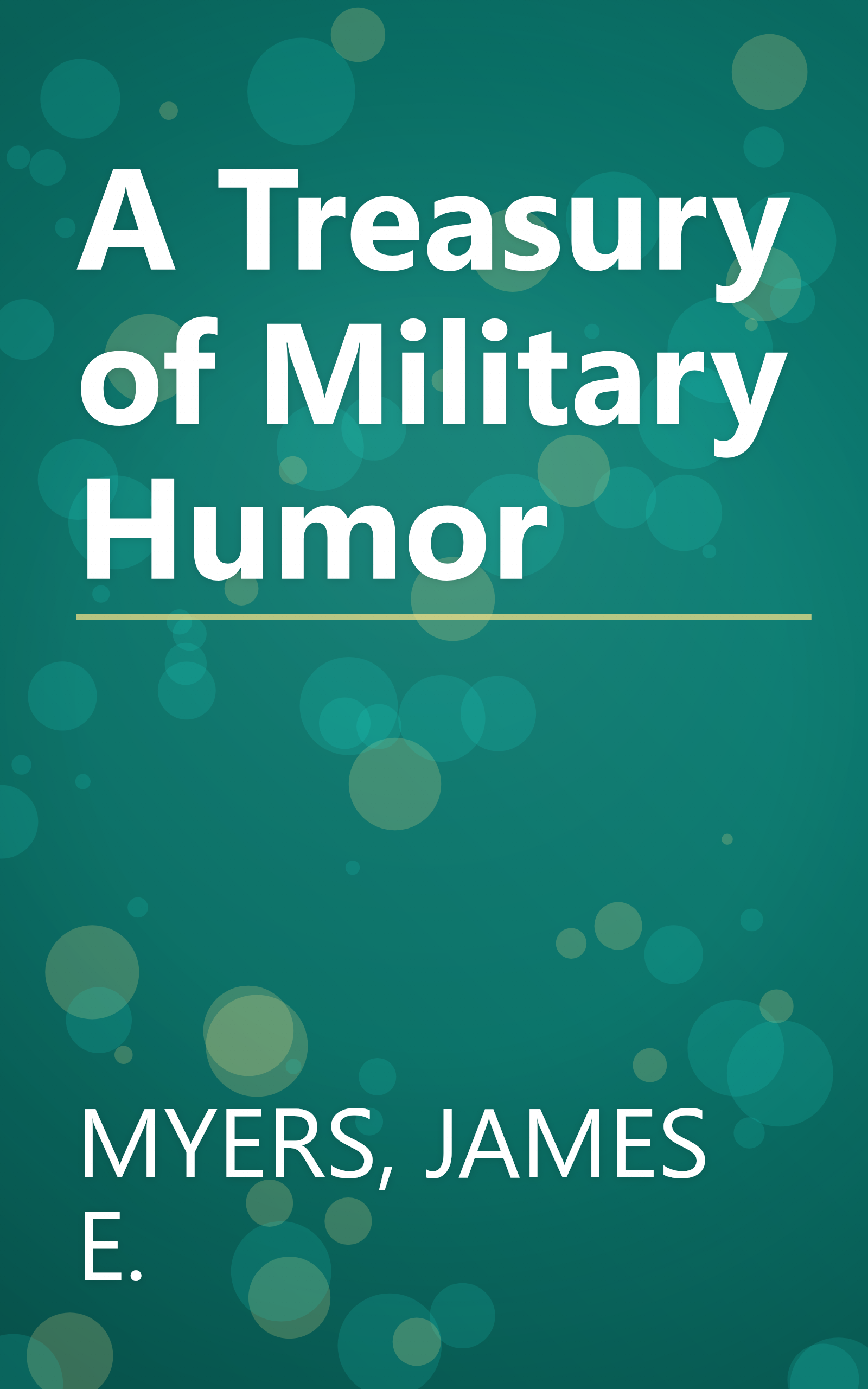 A Treasury of Military Humor book cover