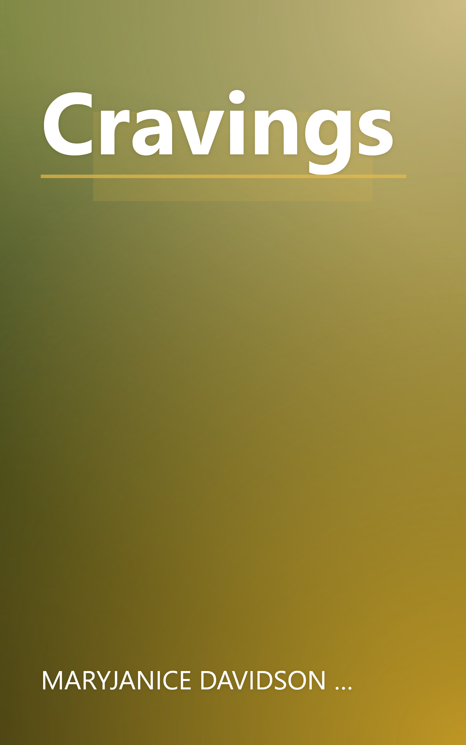 Cravings book cover