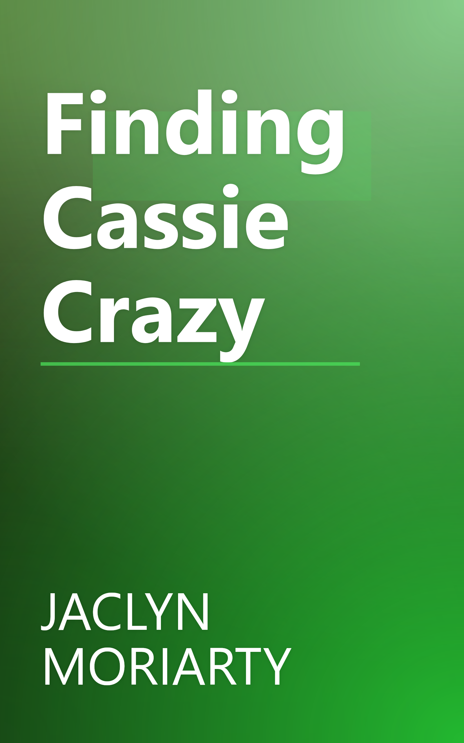 Finding Cassie Crazy book cover