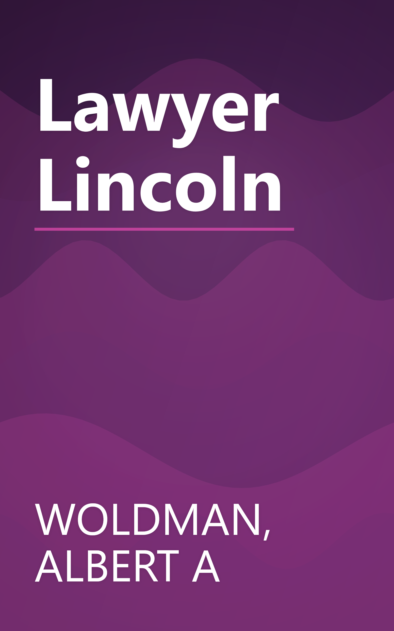 Lawyer Lincoln book cover