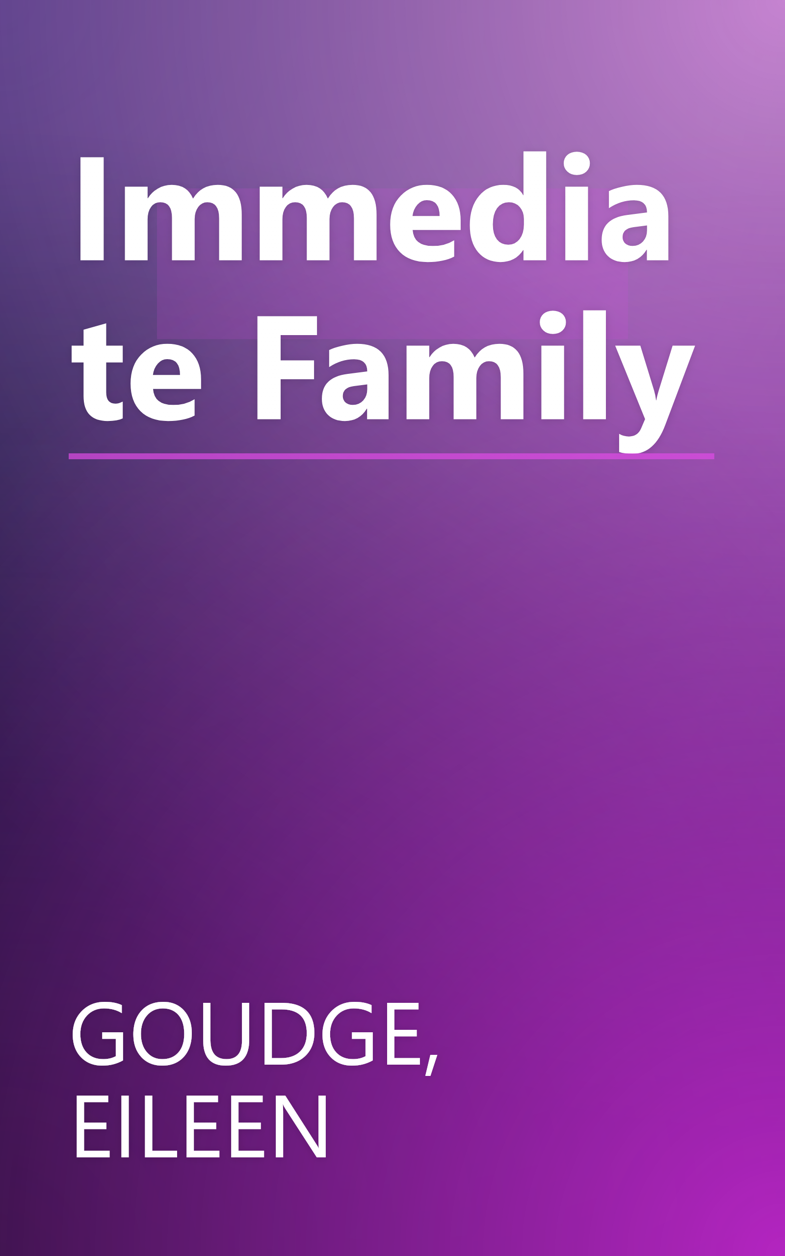 Immediate Family book cover