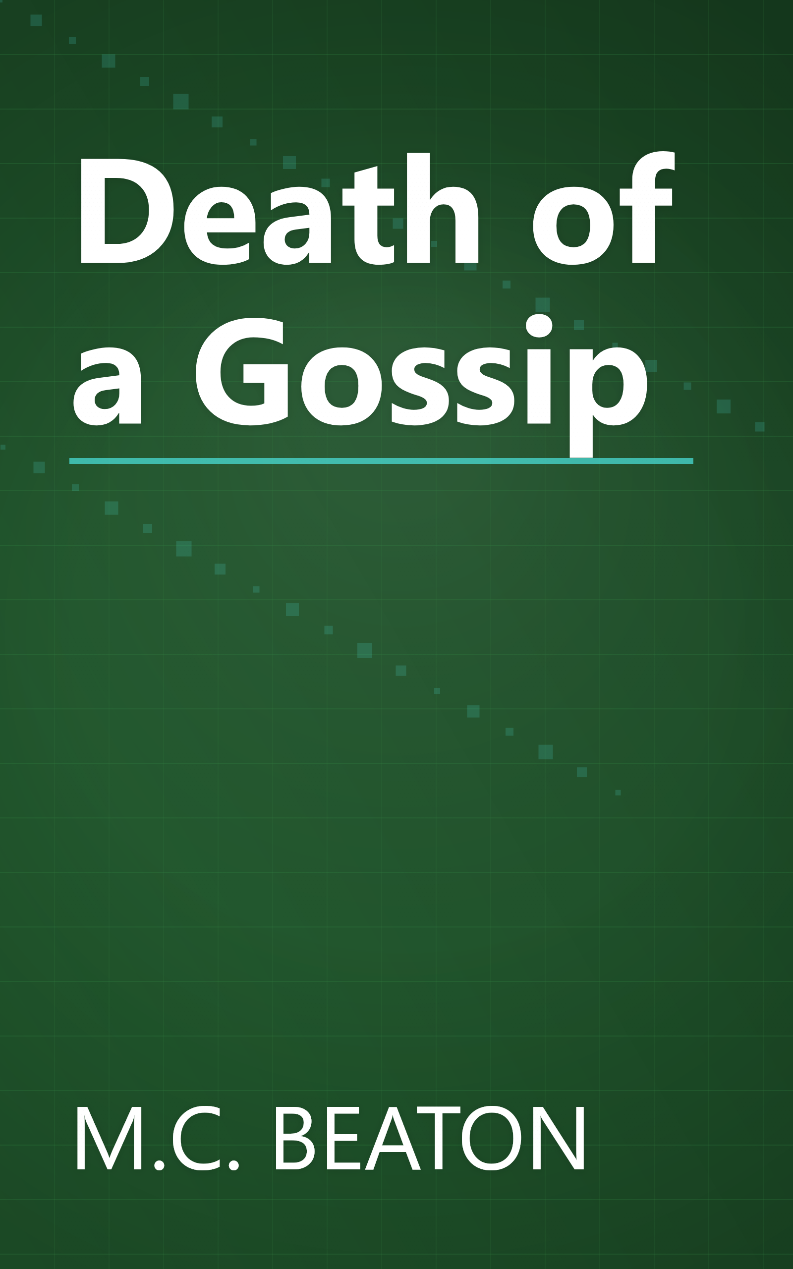 Death of a Gossip book cover
