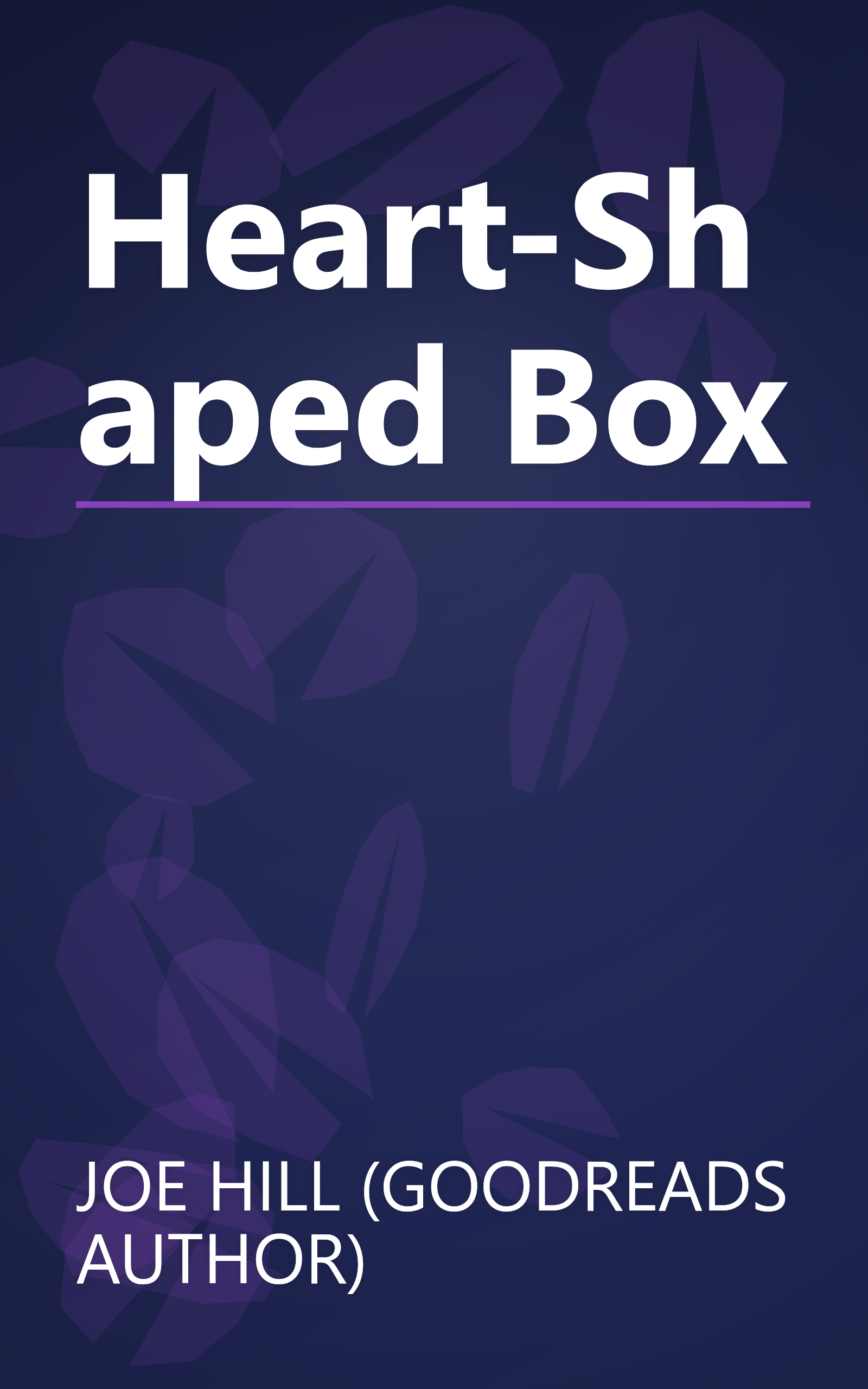 Heart-Shaped Box book cover
