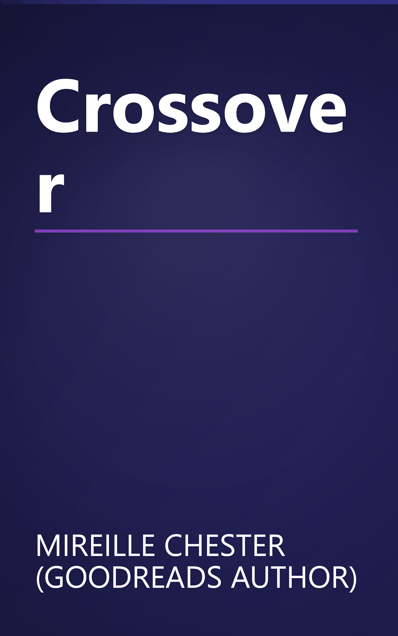 Crossover book cover