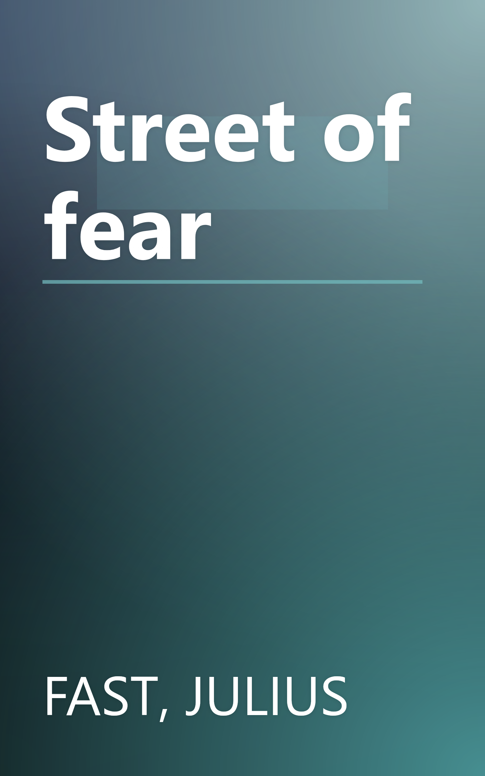 Street of fear book cover