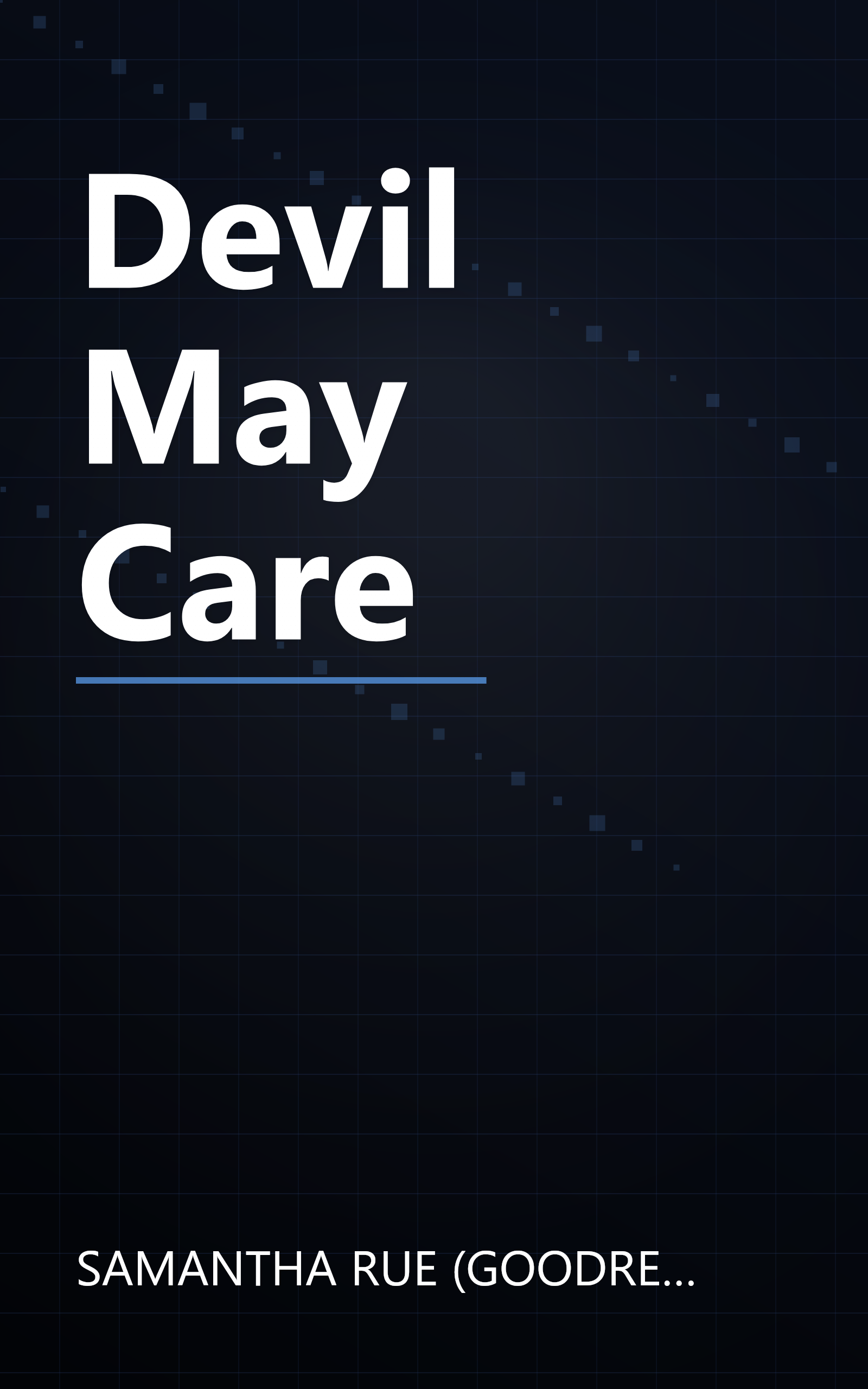 Devil May Care book cover