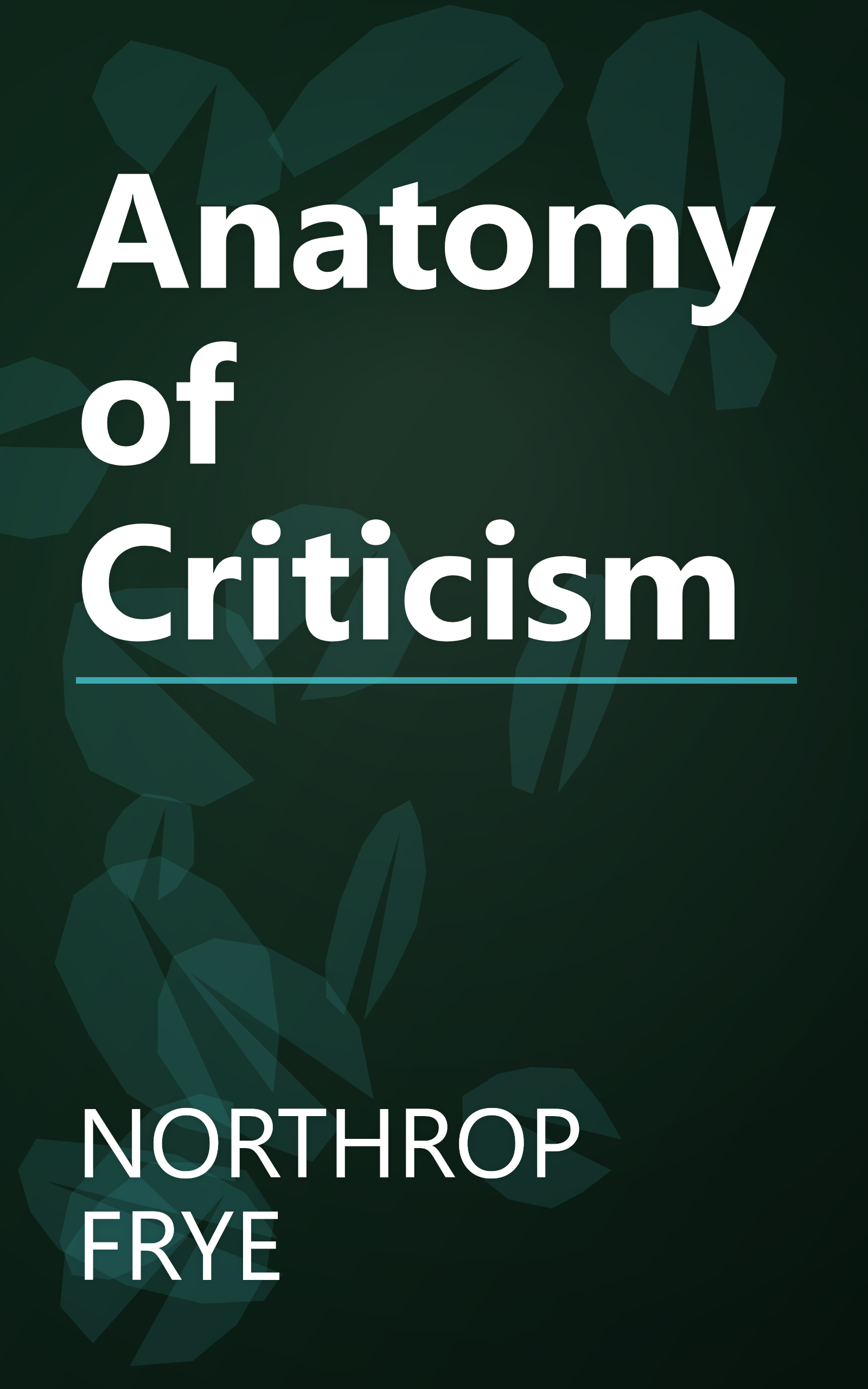 Anatomy of Criticism book cover