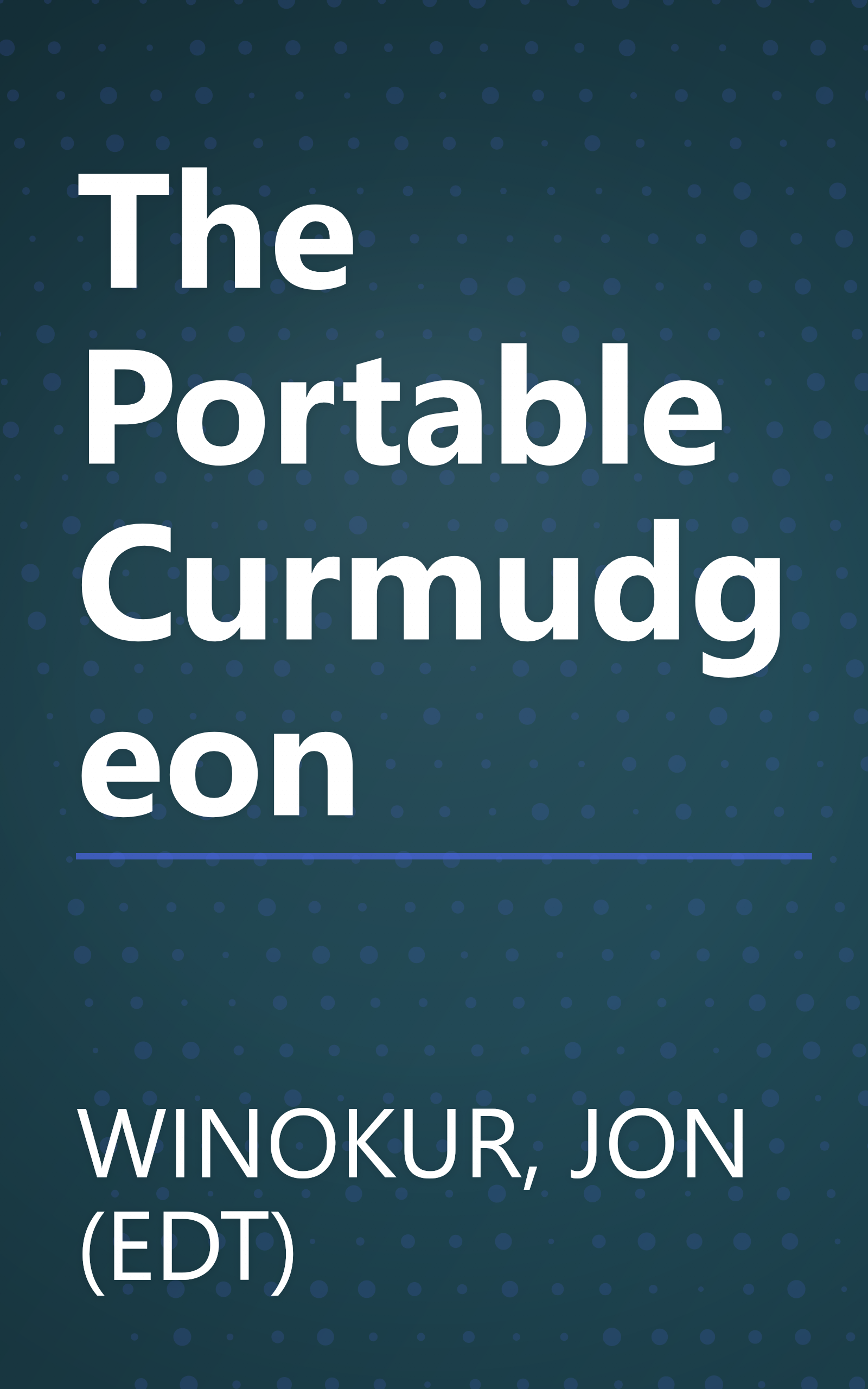 The Portable Curmudgeon book cover