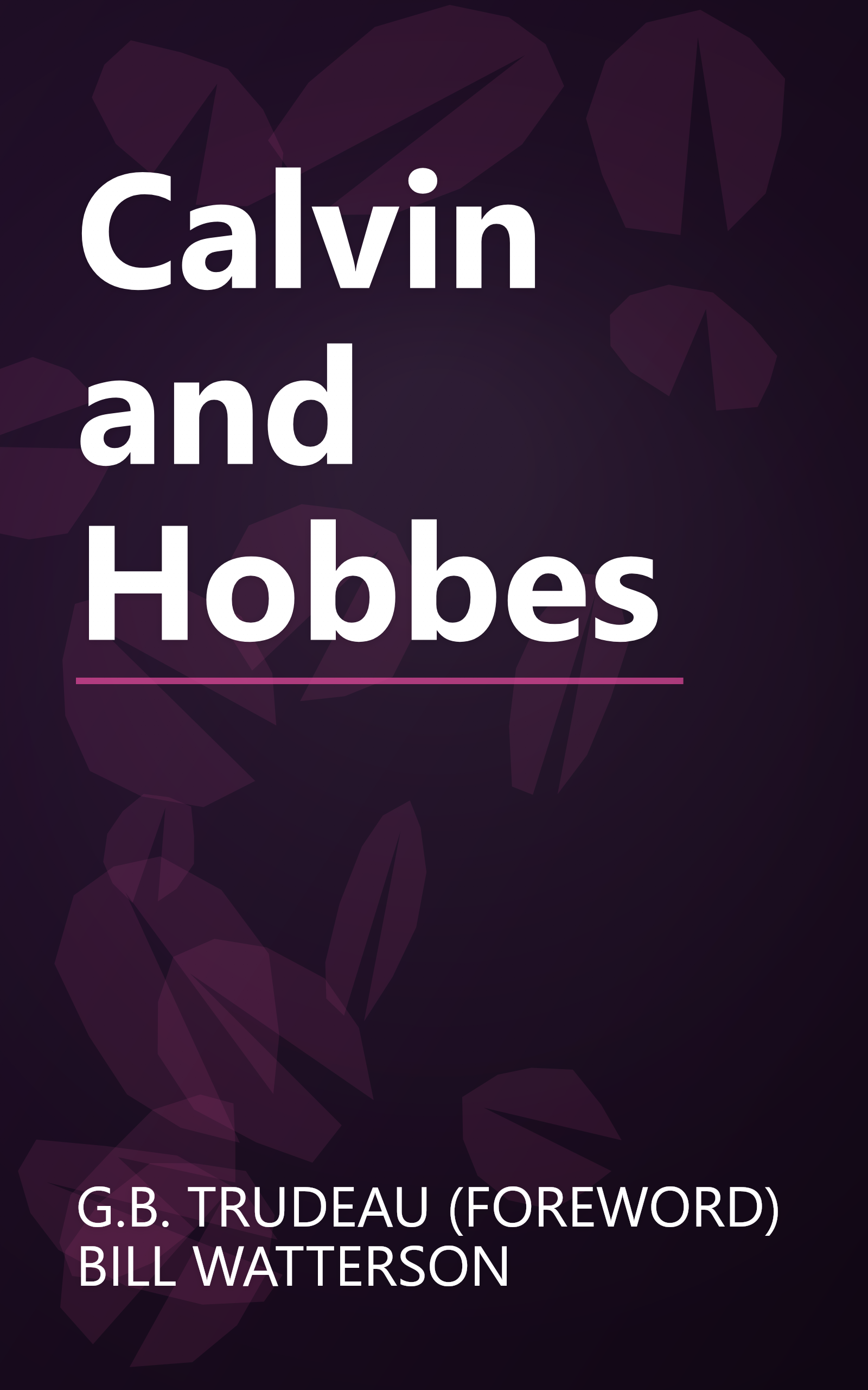 Calvin and Hobbes book cover