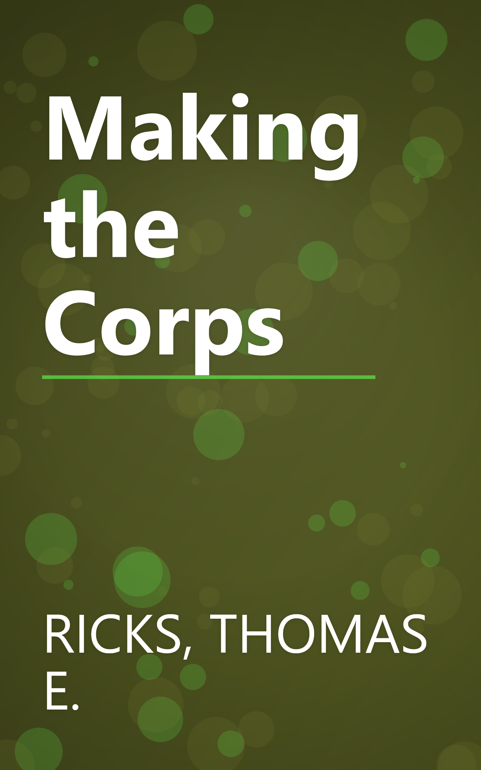 Making the Corps book cover