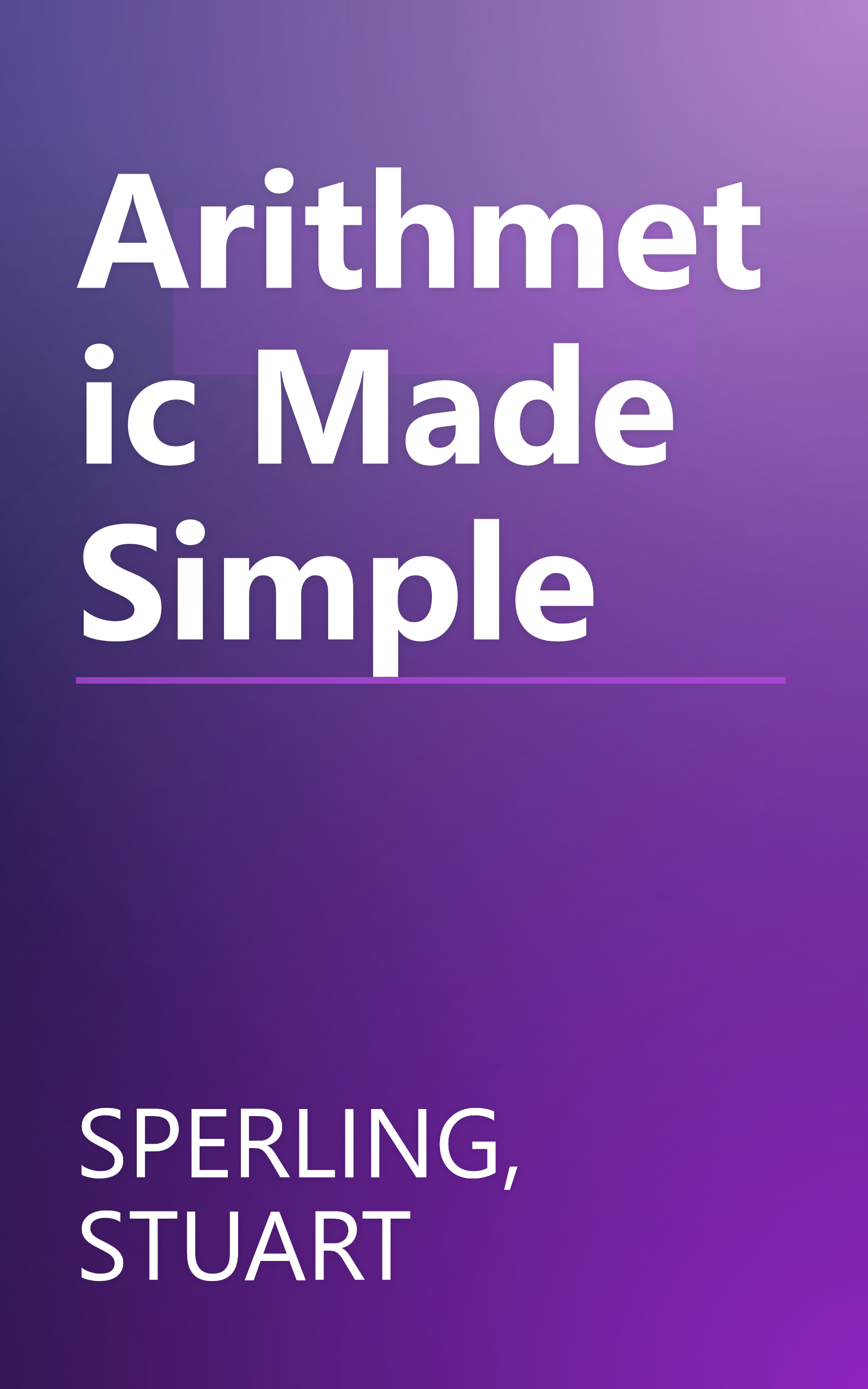 Arithmetic Made Simple book cover
