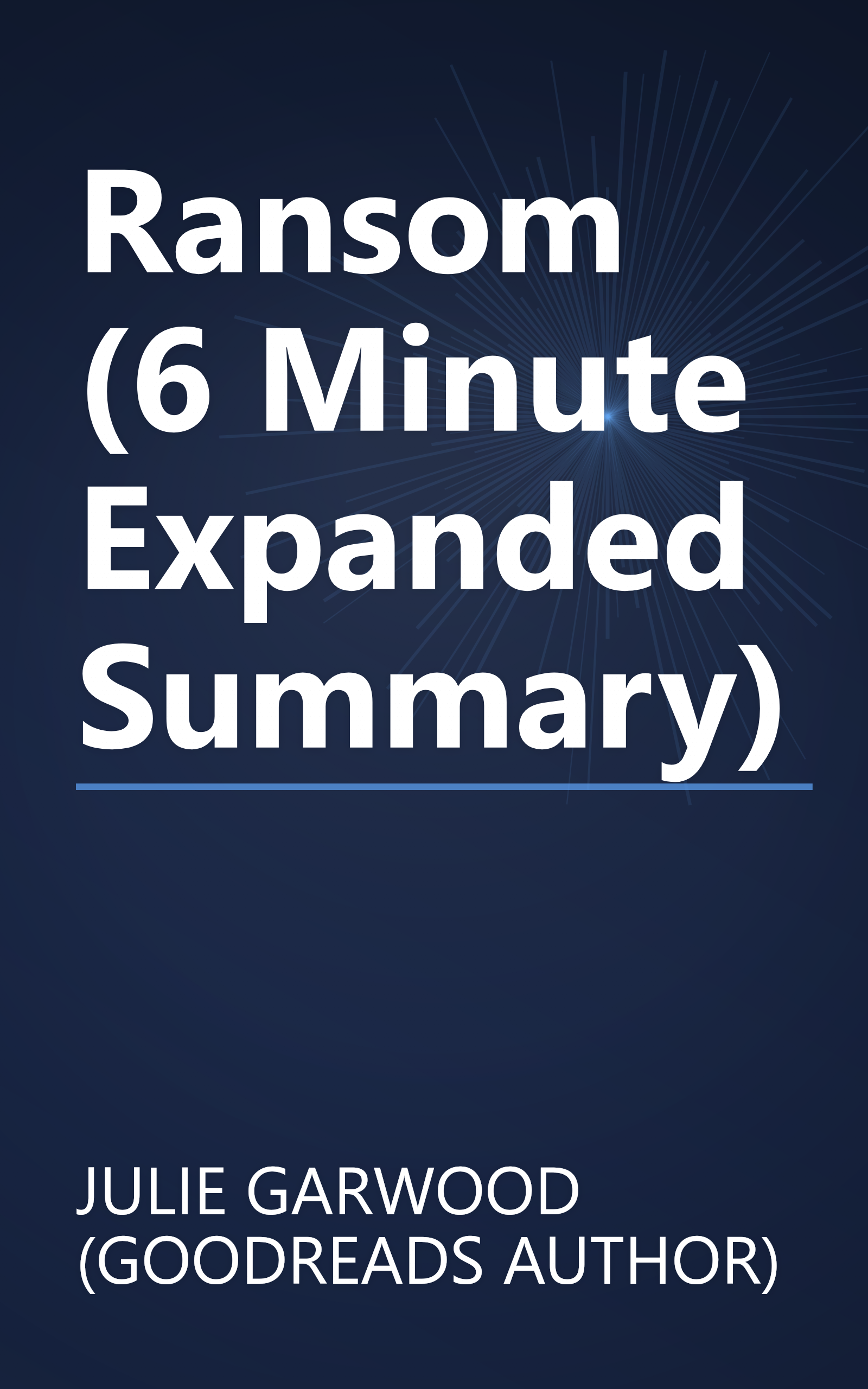 Ransom (6 Minute   Expanded Summary) book cover